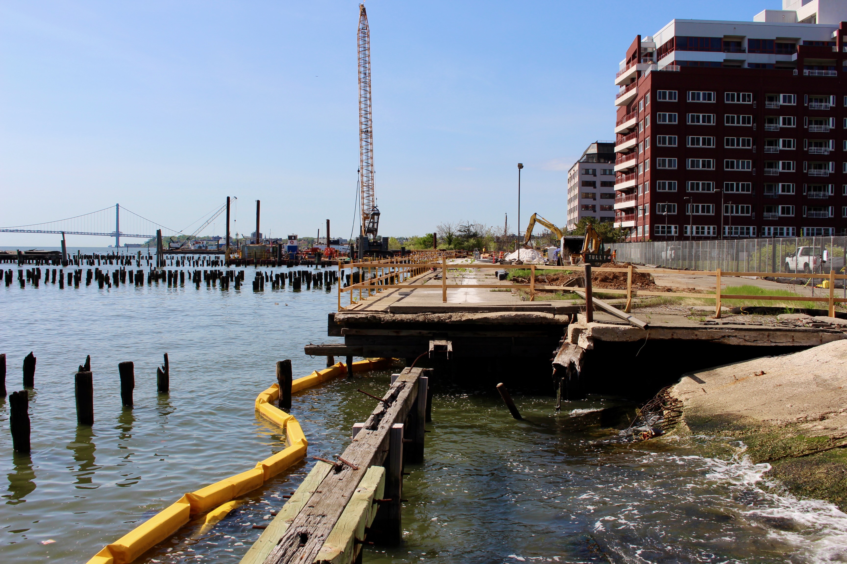 Construction of new Tompkinsville Esplanade underway - silive.com