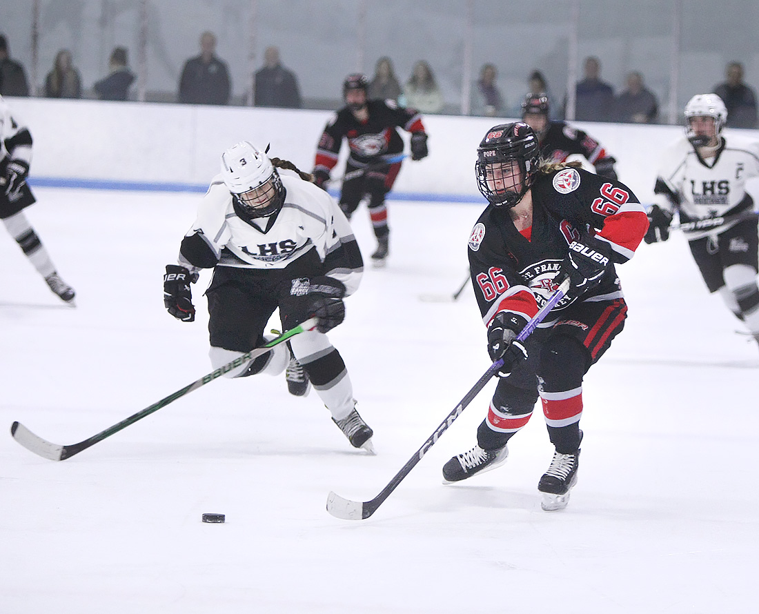 Pope Francis vs Longmeadow girls Hockey 1/19/24 - masslive.com