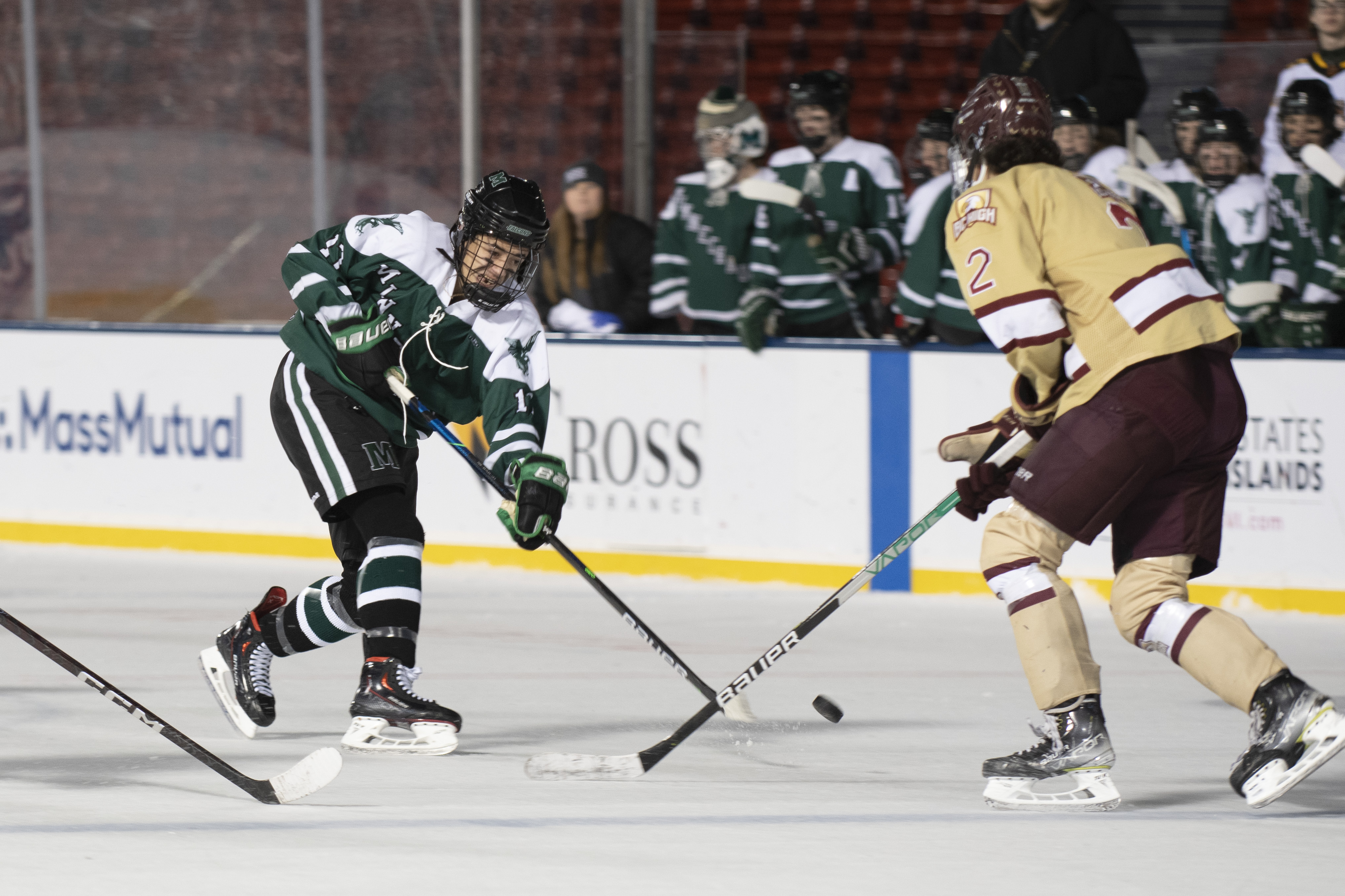 Minnechaug boys hockey vs. BC High at Fenway Park - masslive.com