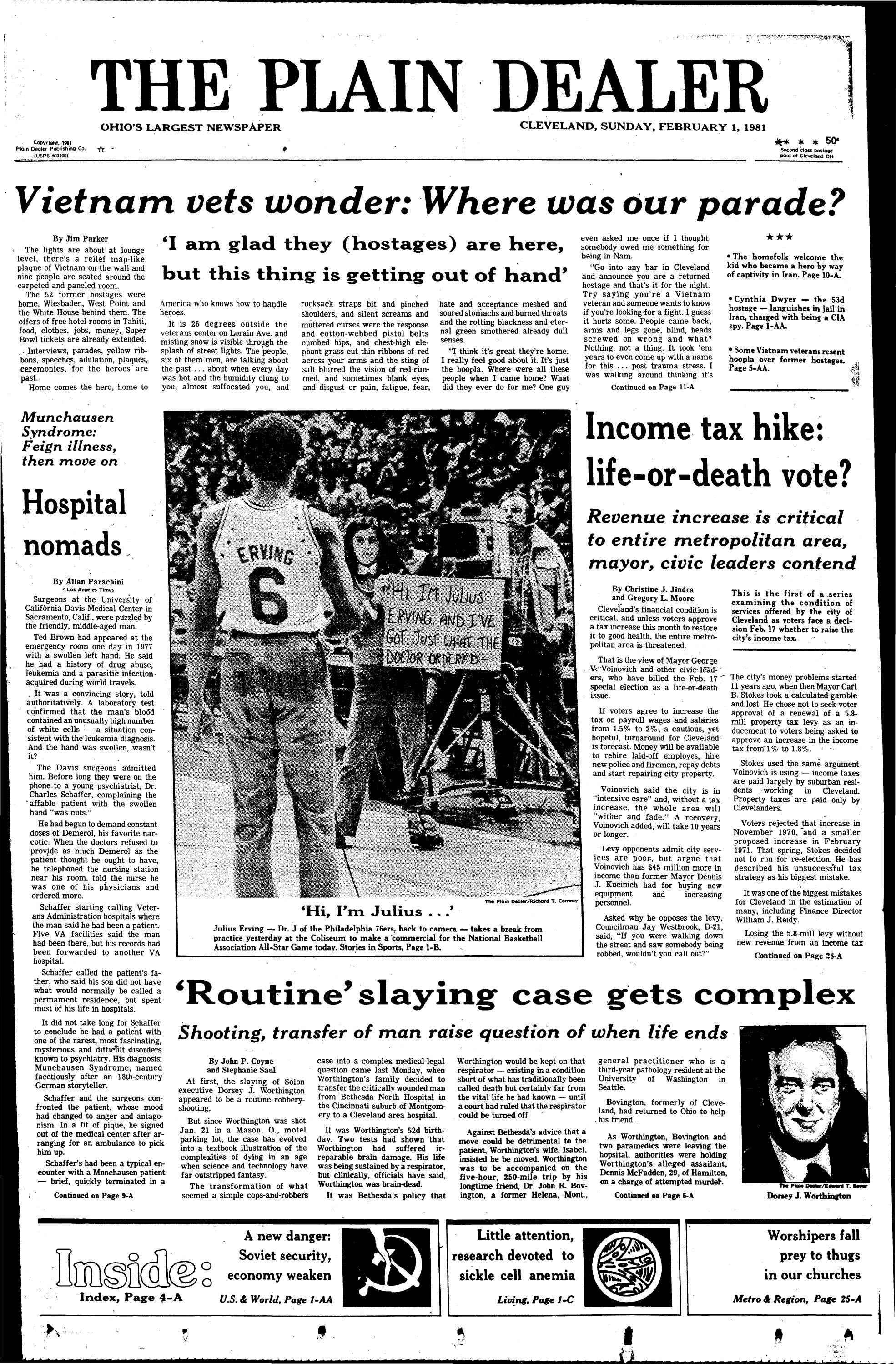 Plain Dealer pages from past NBA All-Star games in NE Ohio - cleveland.com