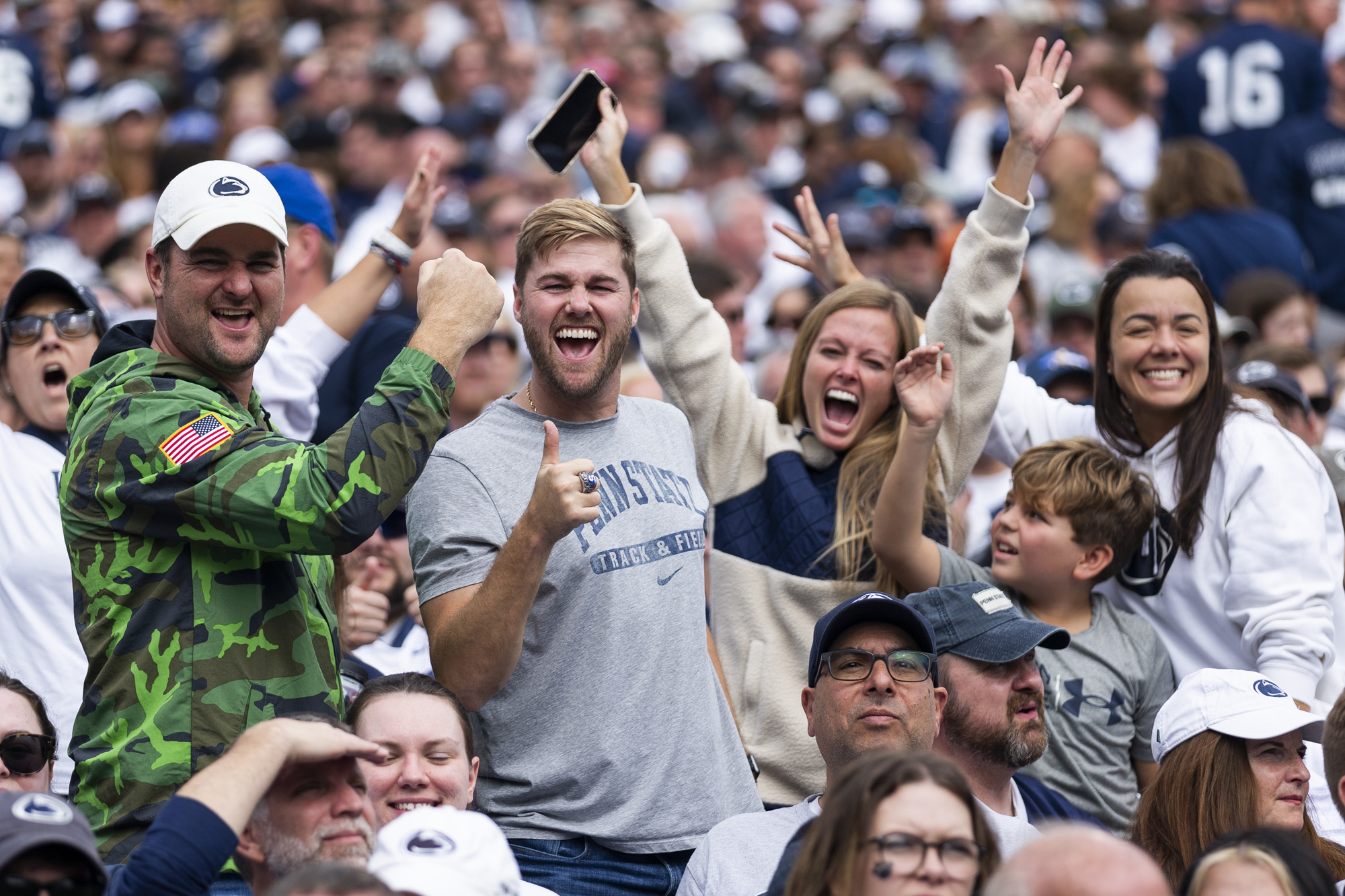 Penn State faces in the crowd for Indiana, Oct. 28, 2023 - pennlive.com