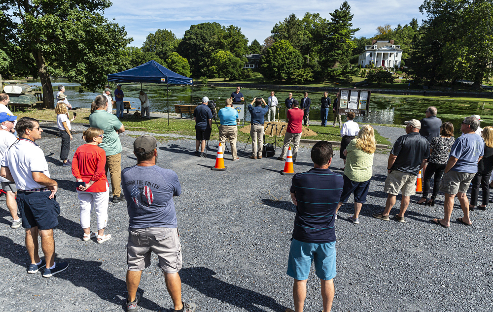 Boiling Springs Children’s Lake dam rebuilding groundbreaking ...