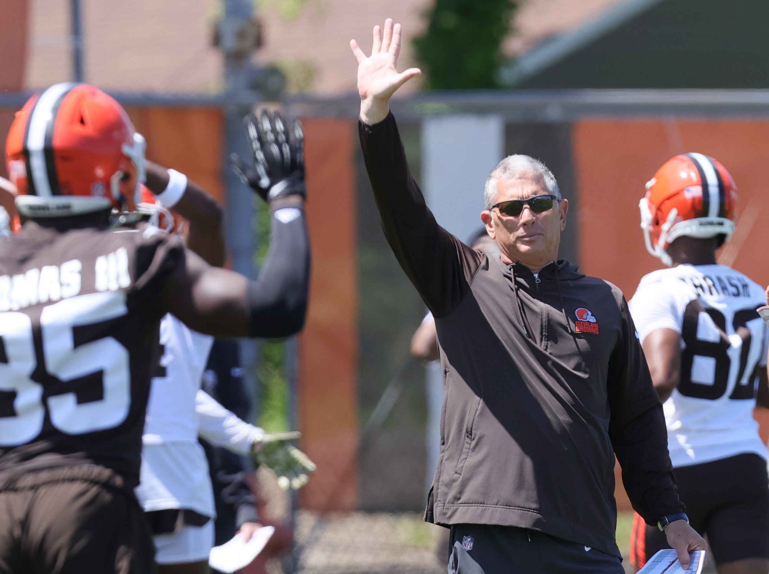 Cleveland Browns defensive coordinator Jim Schwartz, August 5, 2024 ...