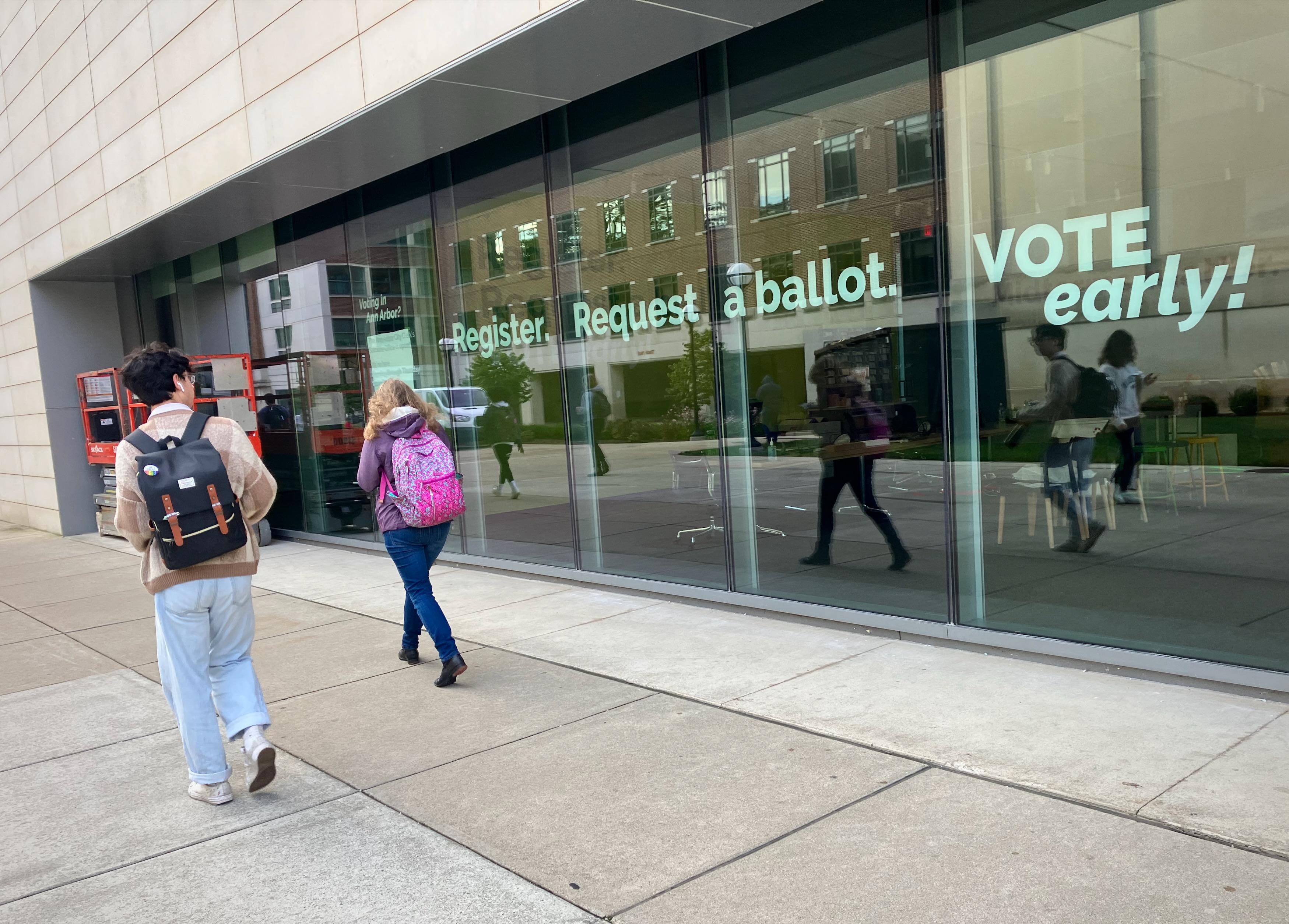 Ann Arbor early voting center at University of Michigan art museum ...