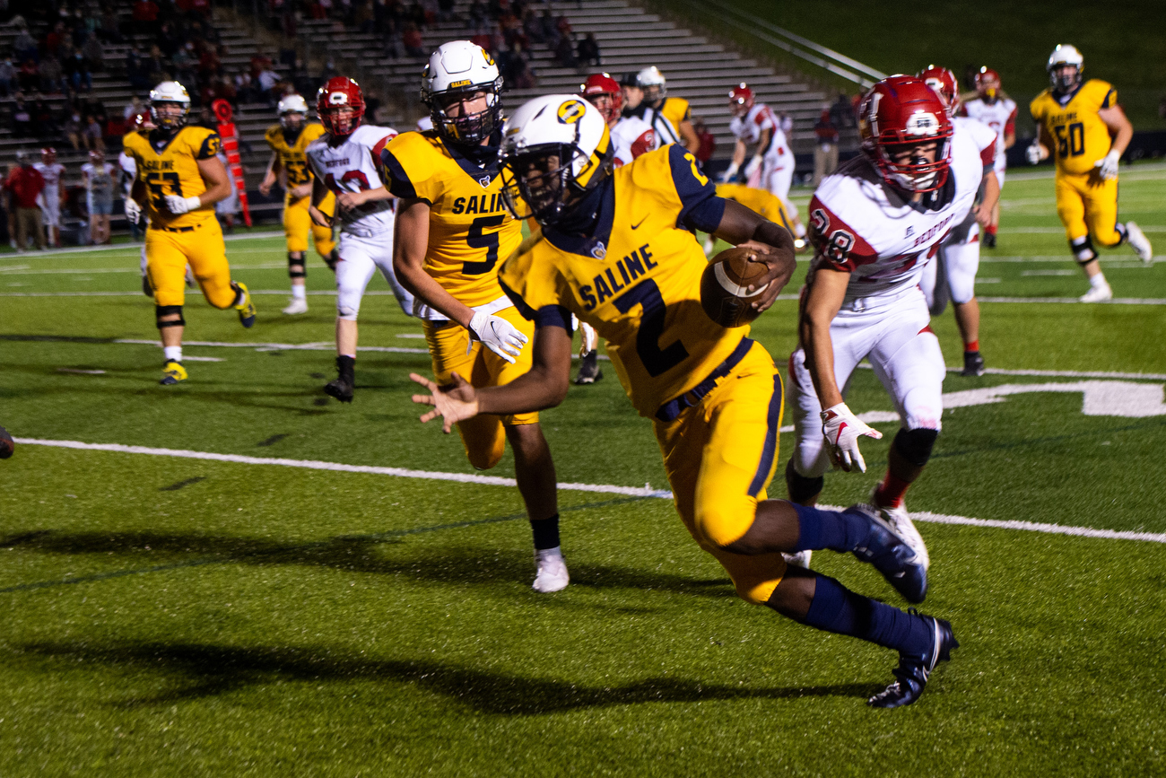 Saline vs. Bedford high school football - mlive.com
