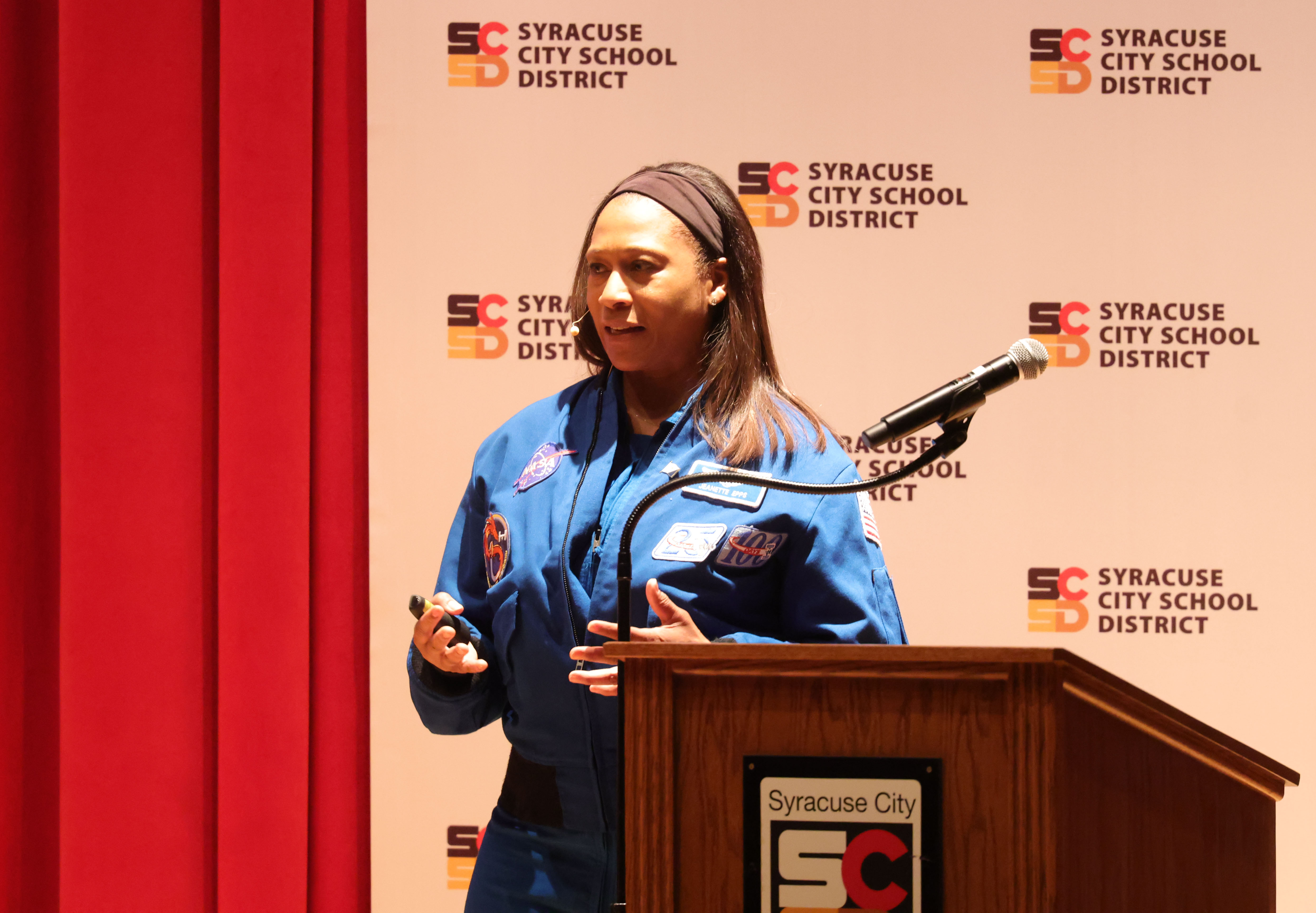 NASA astronaut Jeanette Epps returned to her alma mater, Corcoran High ...
