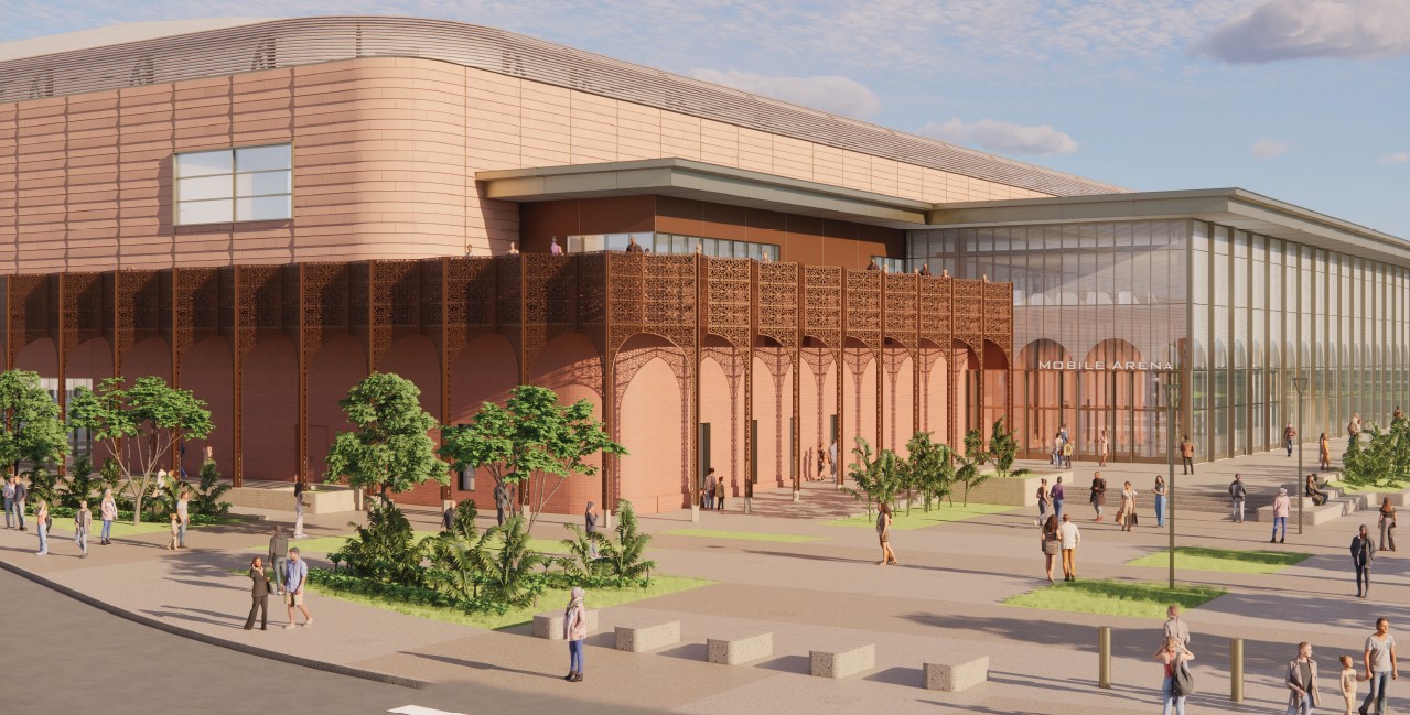 Mobile Civic Center renderings on Sept. 10, 2024 - al.com