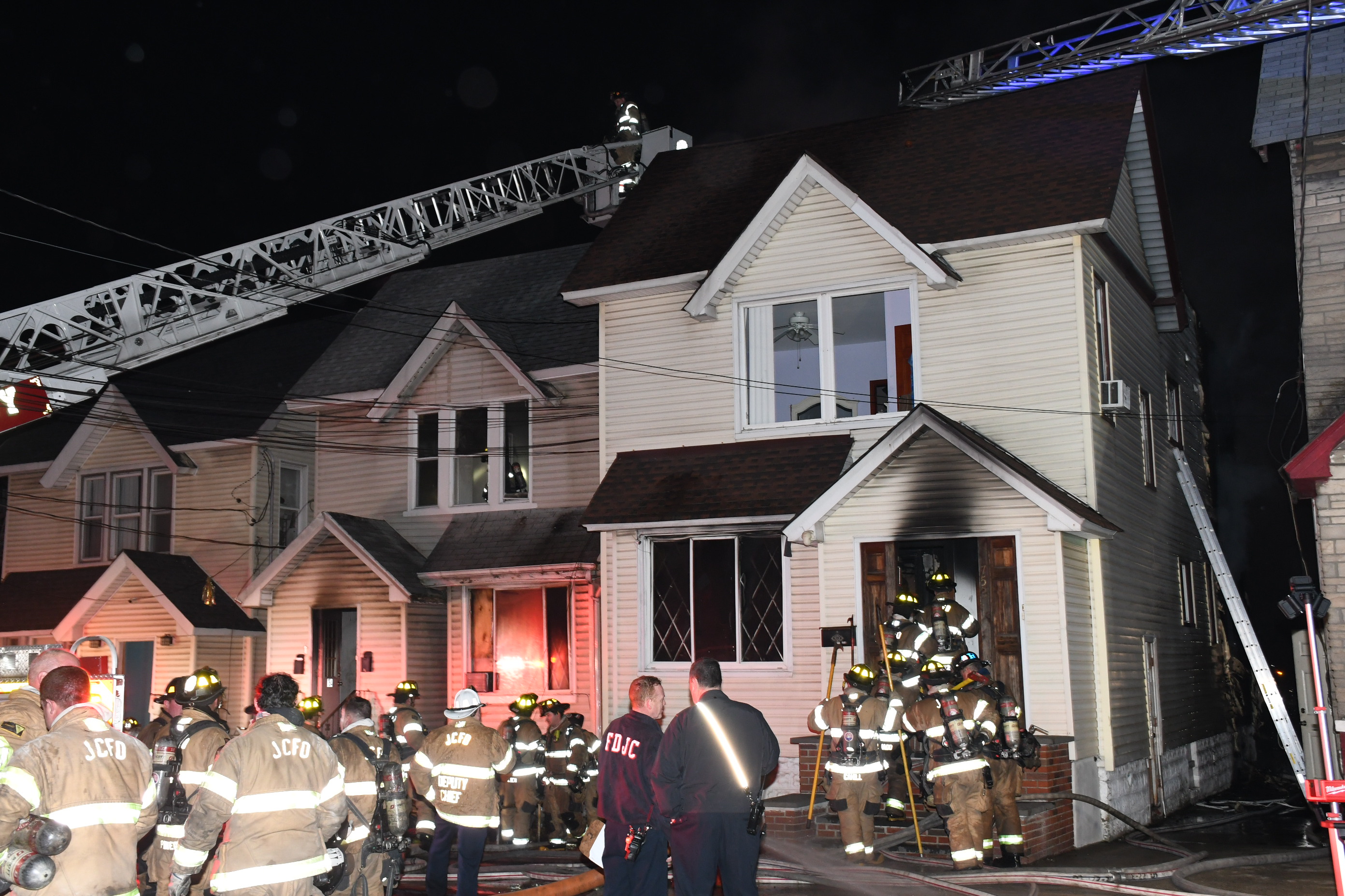 Three-alarm fire on Garfield Avenue, Jersey City, Jan. 19, 2023 - nj.com