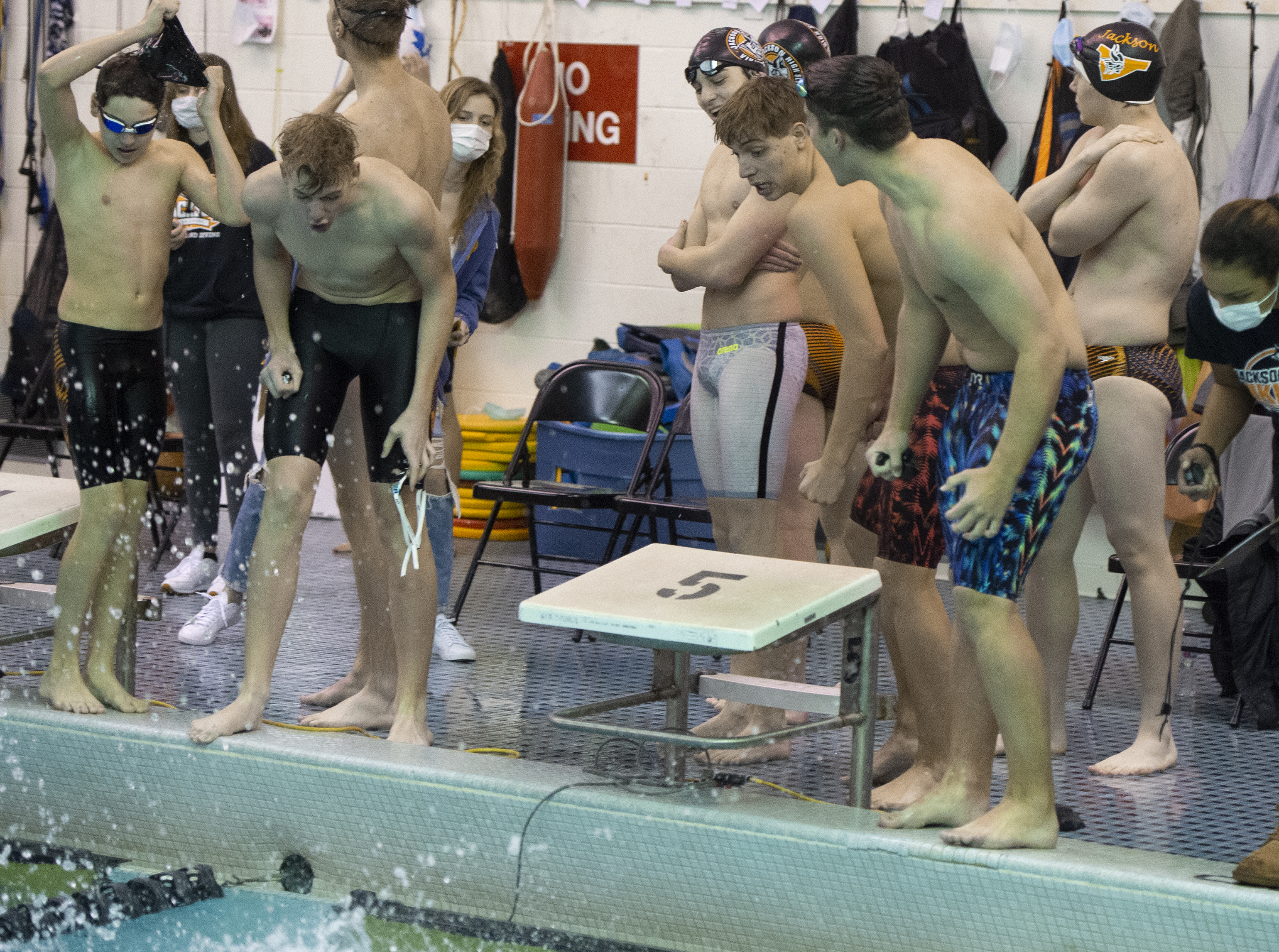 Jackson High School swimming hosts Adrian - mlive.com