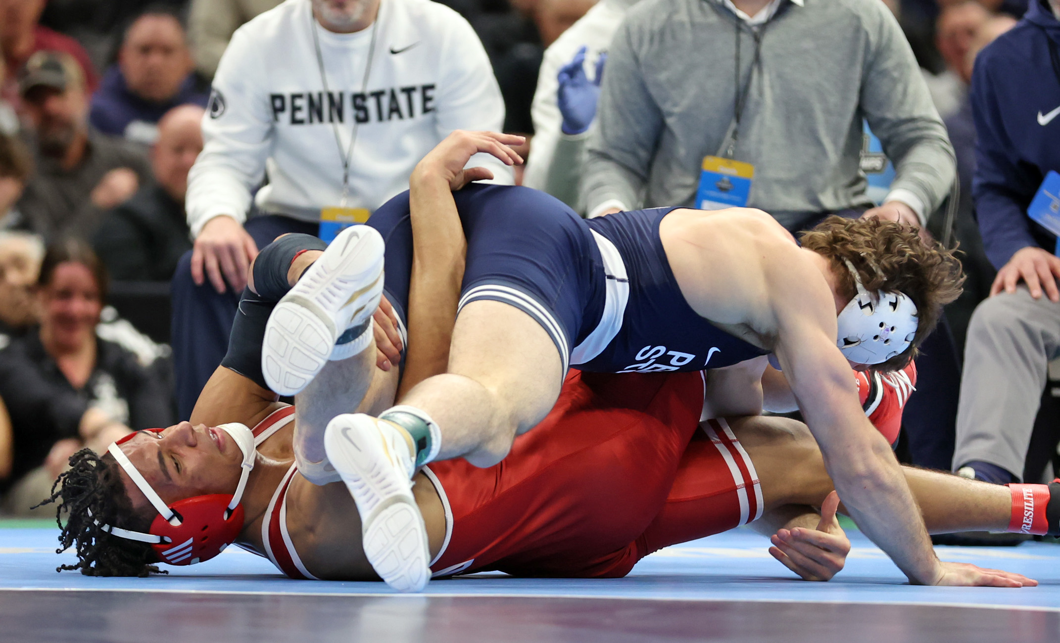 Championship round of the 2026 NCAA Wrestling Championships , March 21 ...