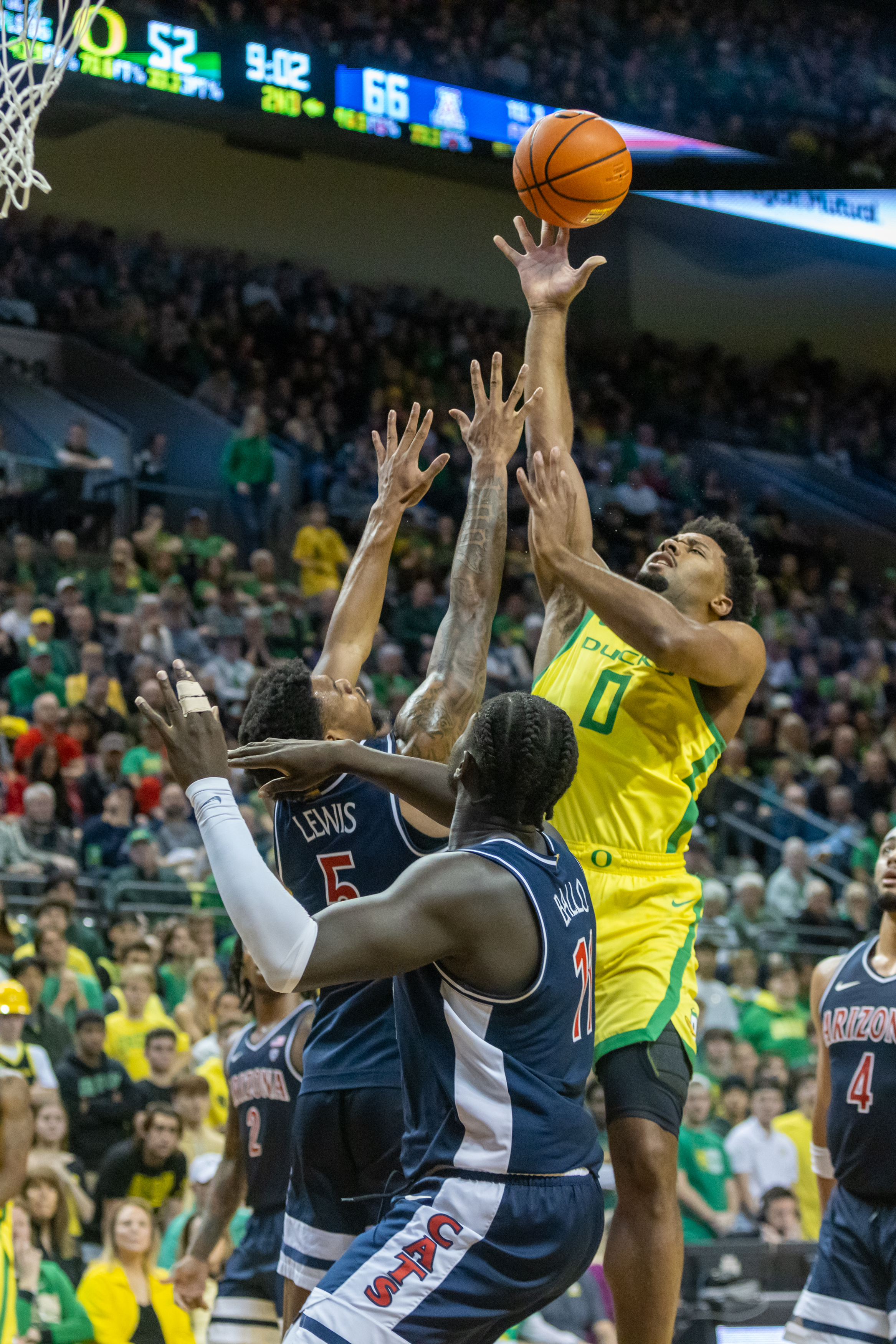 Oregon Ducks vs. Arizona Wildcats men's basketball: Jan. 27, 2024 ...
