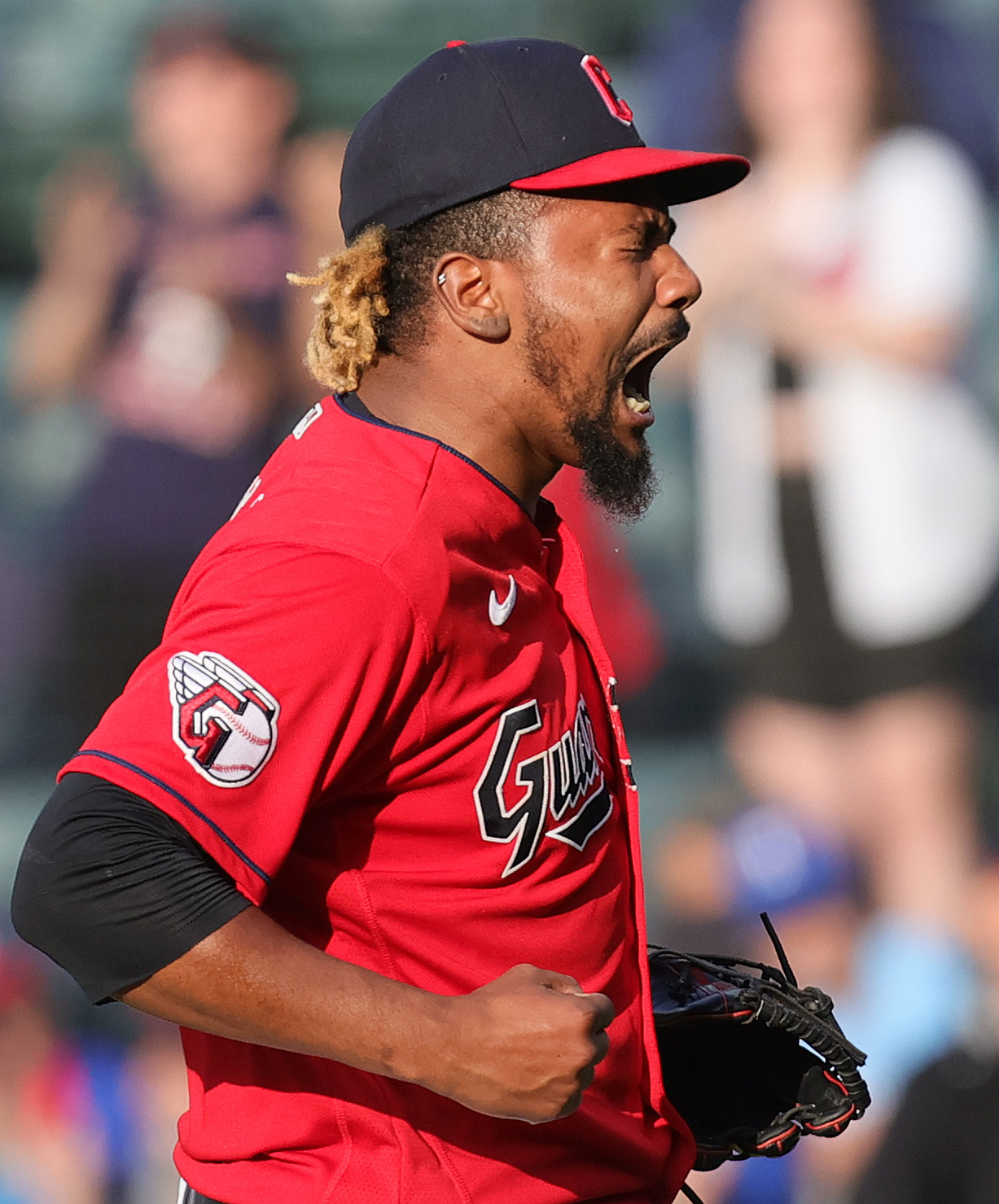 Cleveland Guardians vs. Texas Rangers in game 1 of a doubleheader, June ...