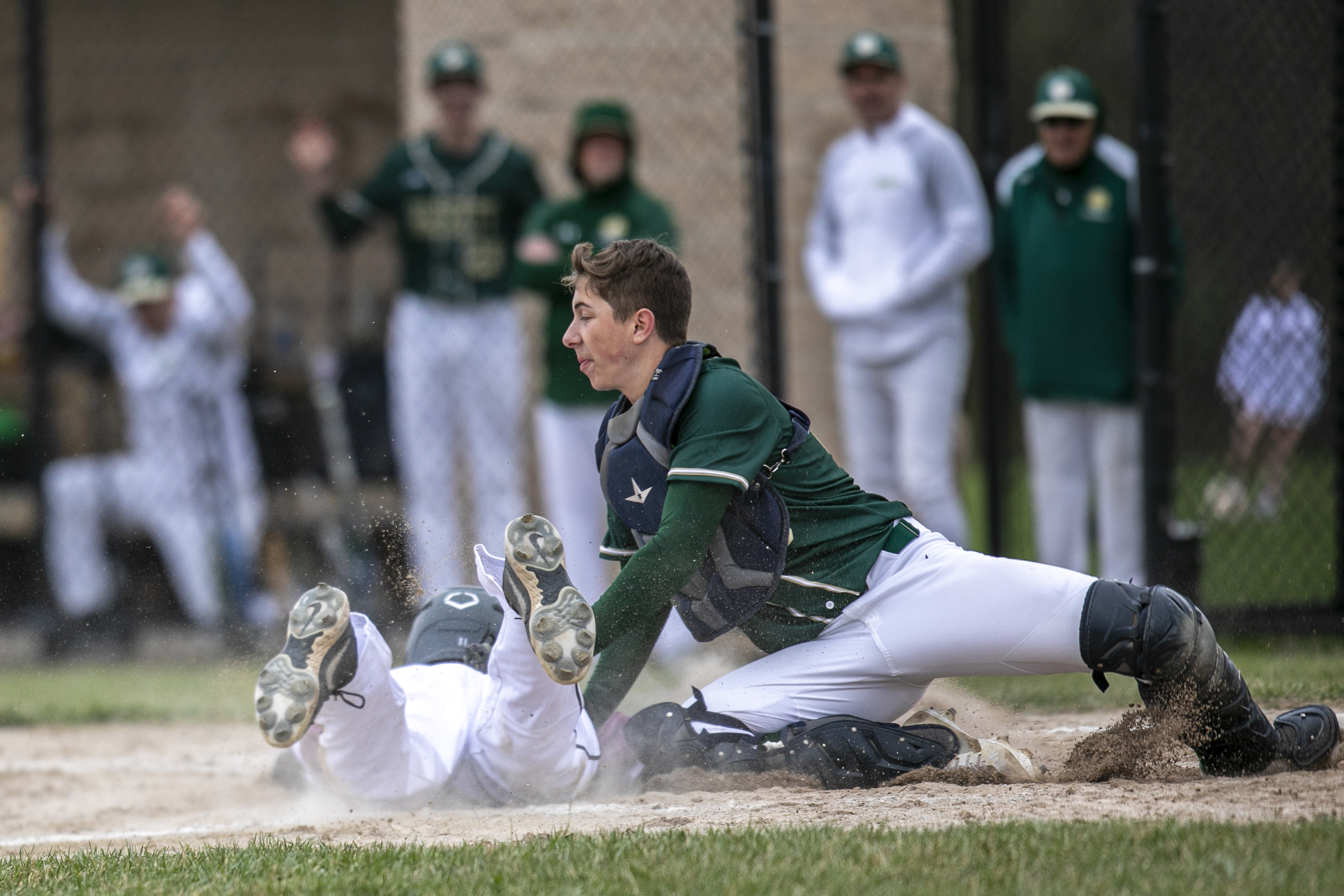 Parchment takes down Kalamazoo Hackett in first game of double header ...
