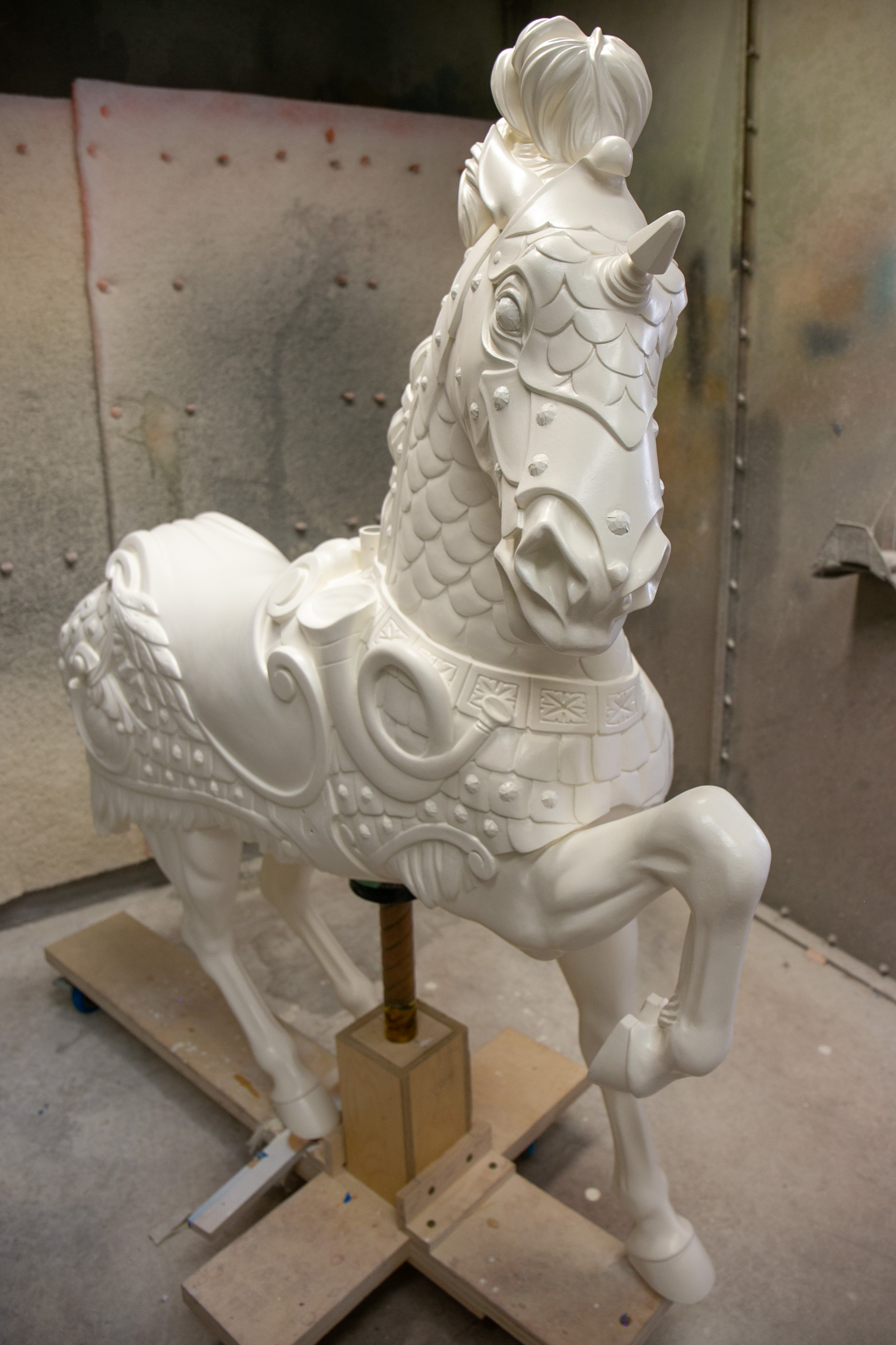 Behind the scenes of Grand Rapids Public Museum's carousel animal ...