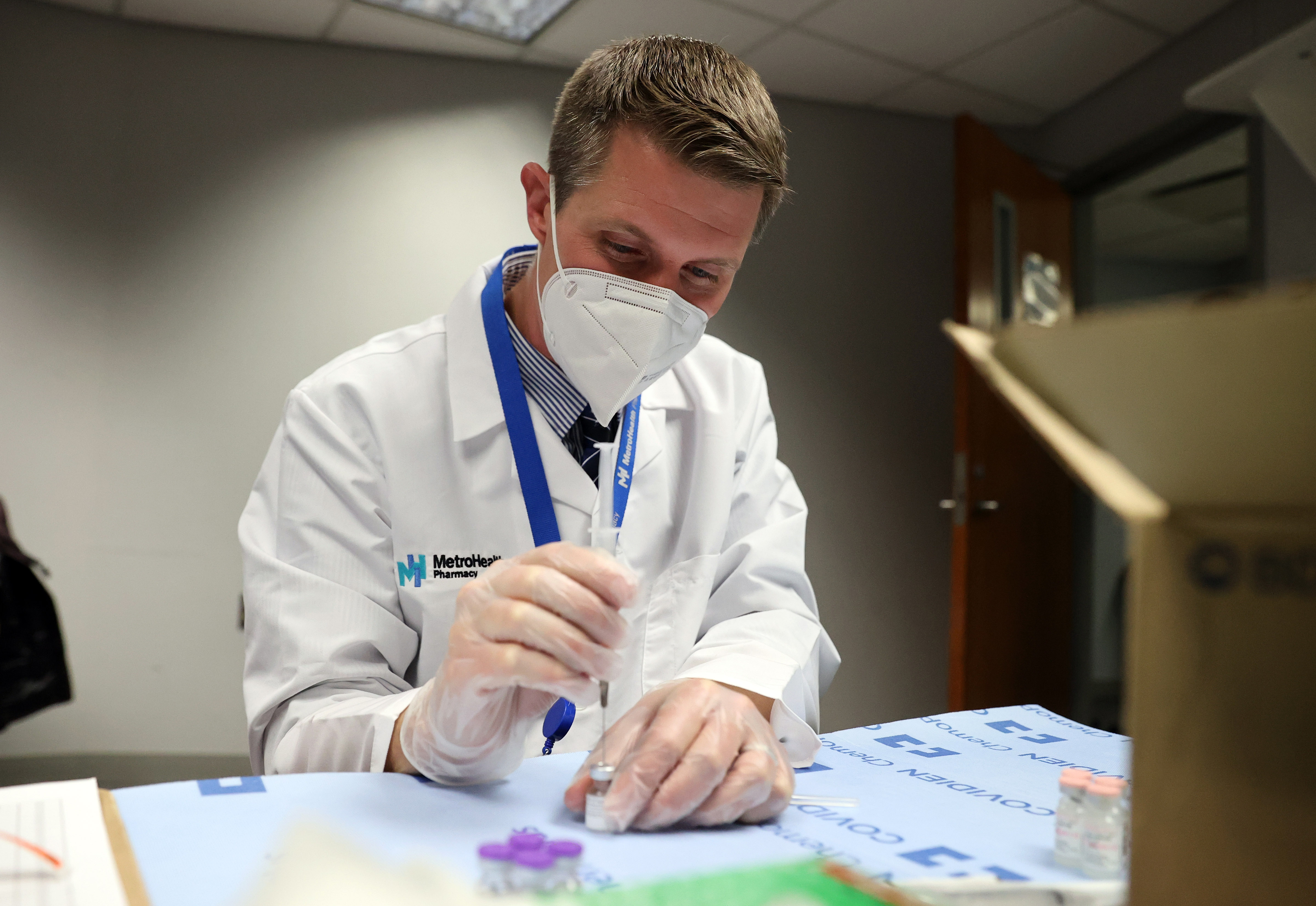 MetroHealth hospital administers first round of COVID-19 vaccines ...