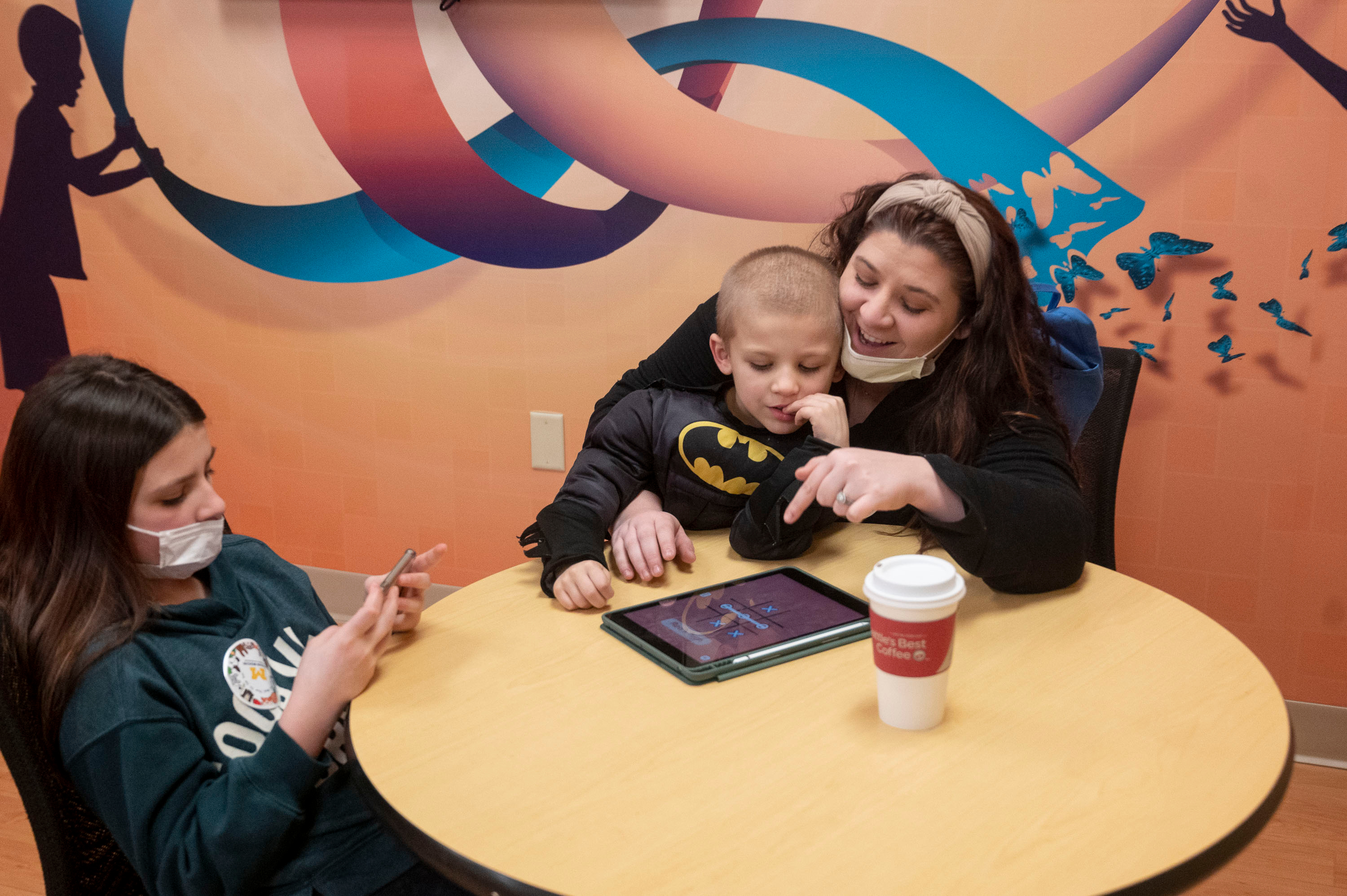 5-year-old Grayson Johnson brings superhero outfits, enthusiasm to C.S ...