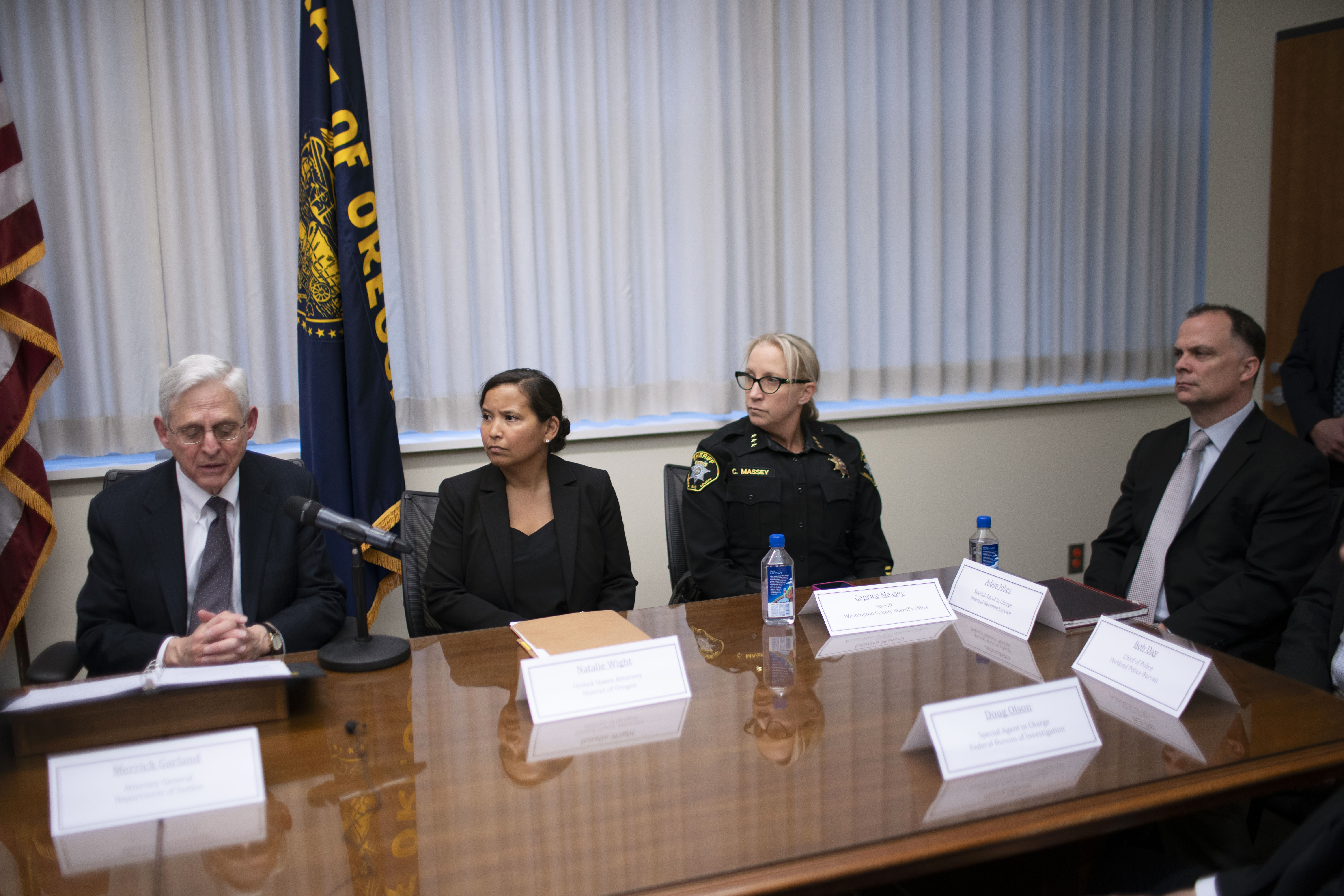 Attorney General Merrick B. Garland visits Portland - oregonlive.com