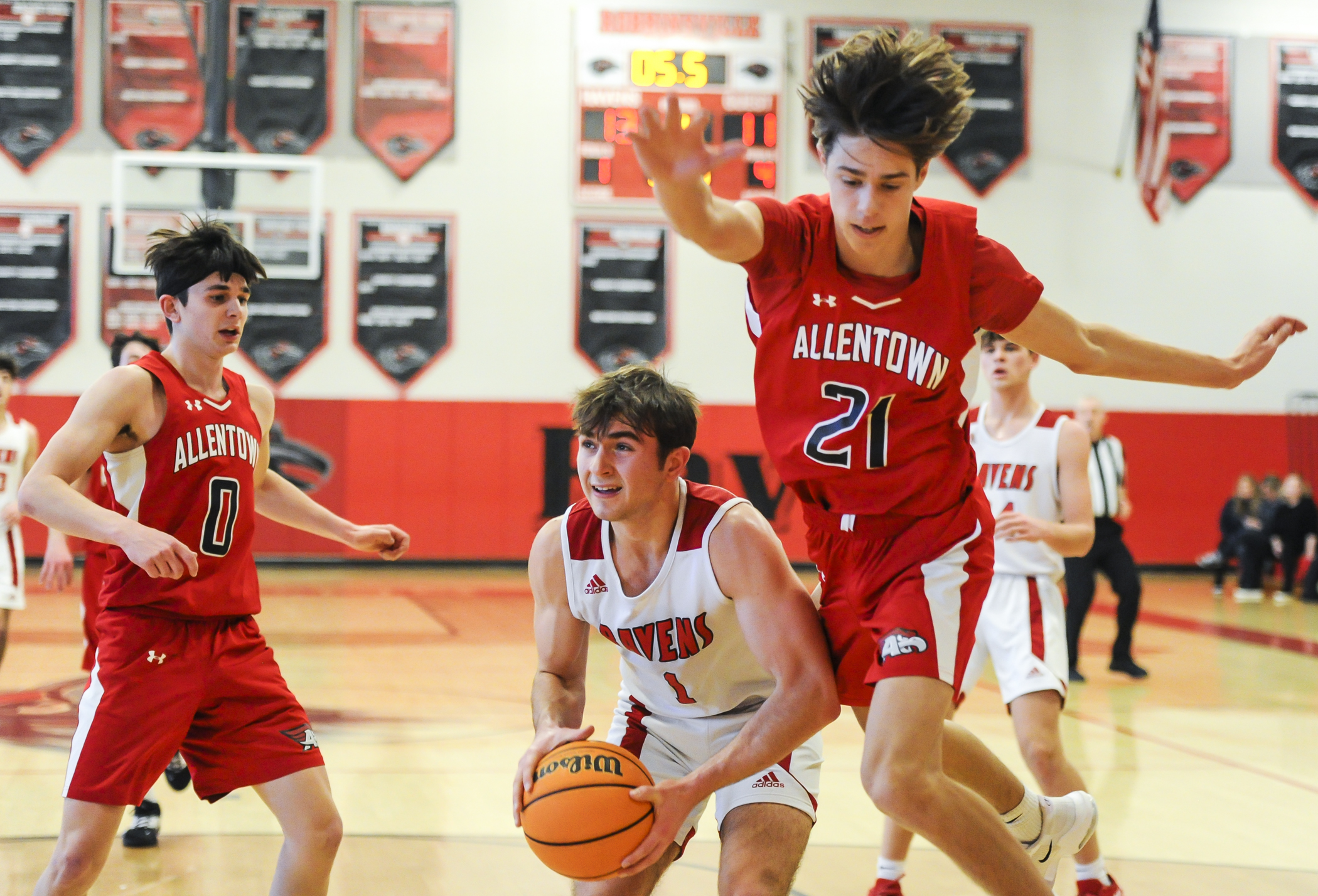 Boys Basketball: Allentown at Robbinsville Central Jersey Group 3 first ...