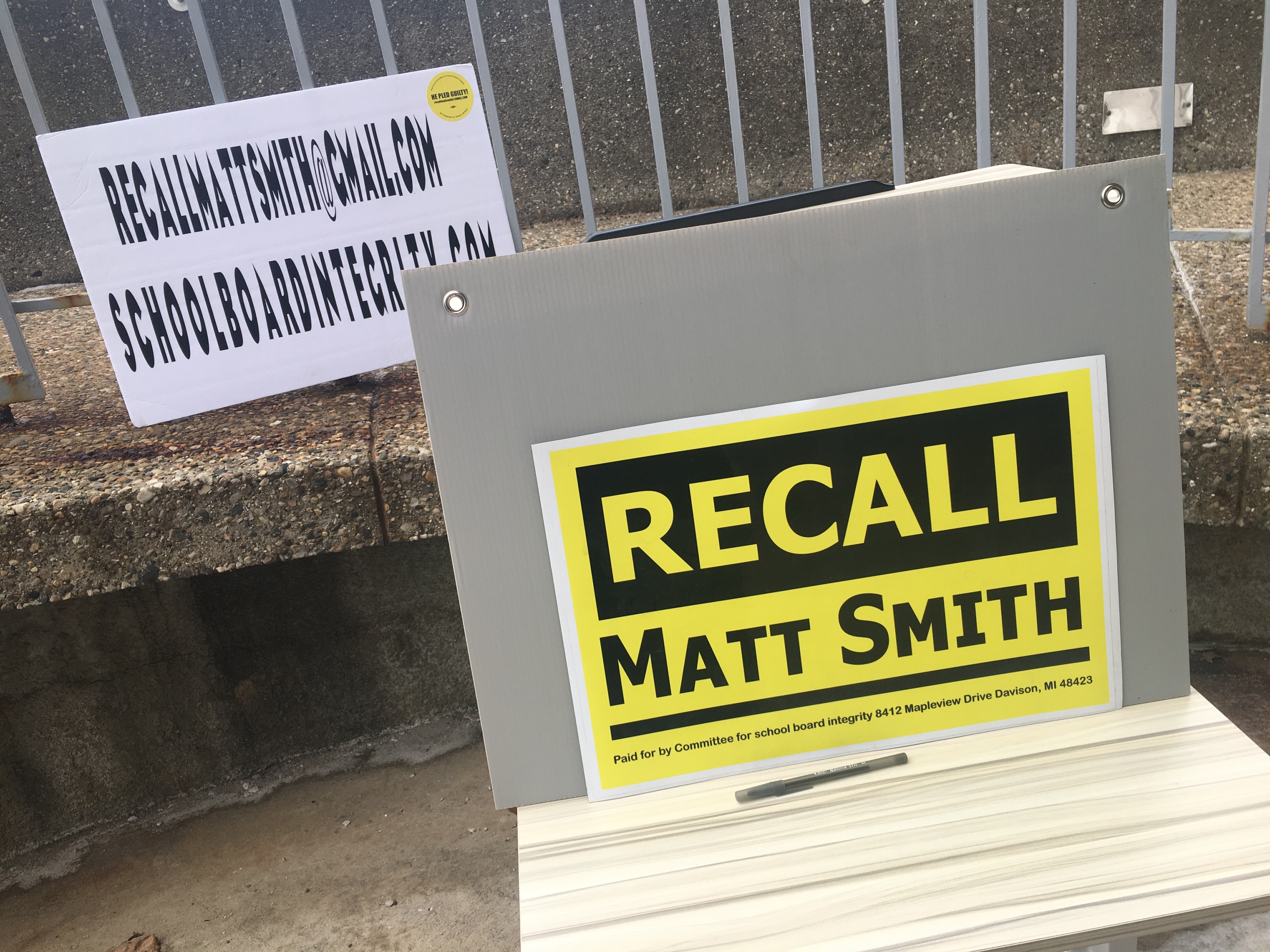 Petitions submitted for recall effort against Davison school board ...