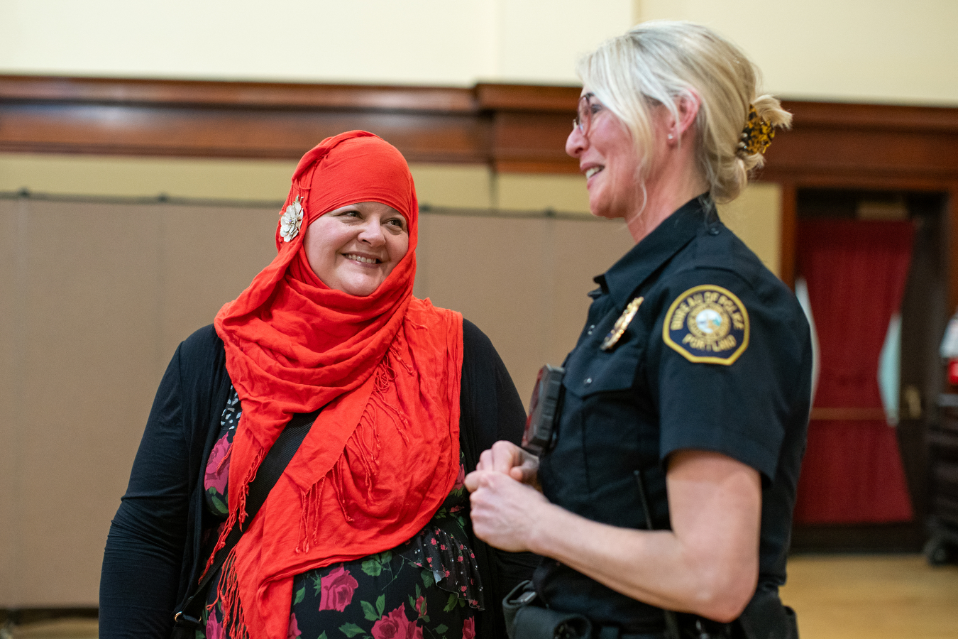 Community iftar hosted by Portland Police Bureau's Muslim Advisory ...
