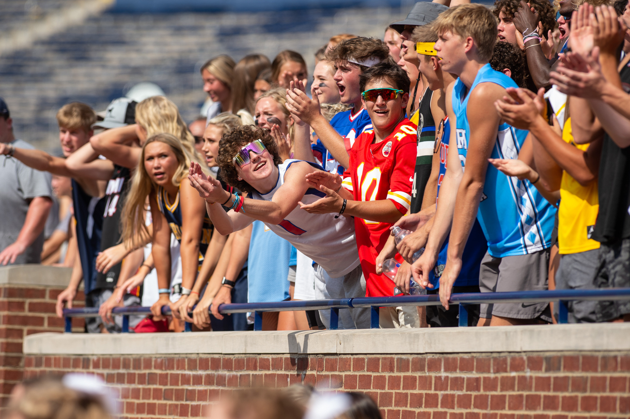Saline vs. Hudsonville high school football at the Big House - mlive.com