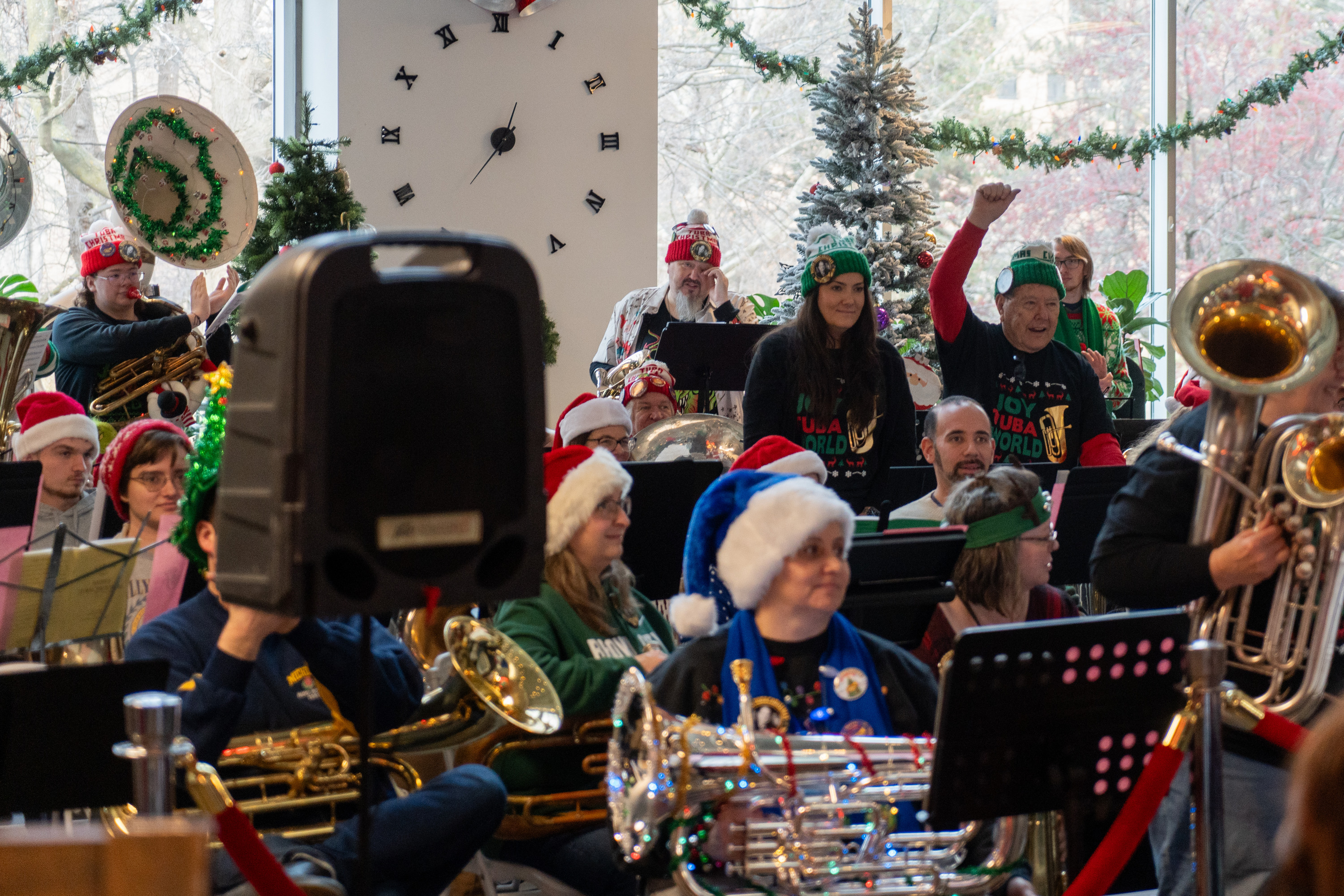 U-M Flint Music Department throws a ‘Tuba Christmas’ at Flint Farmers ...