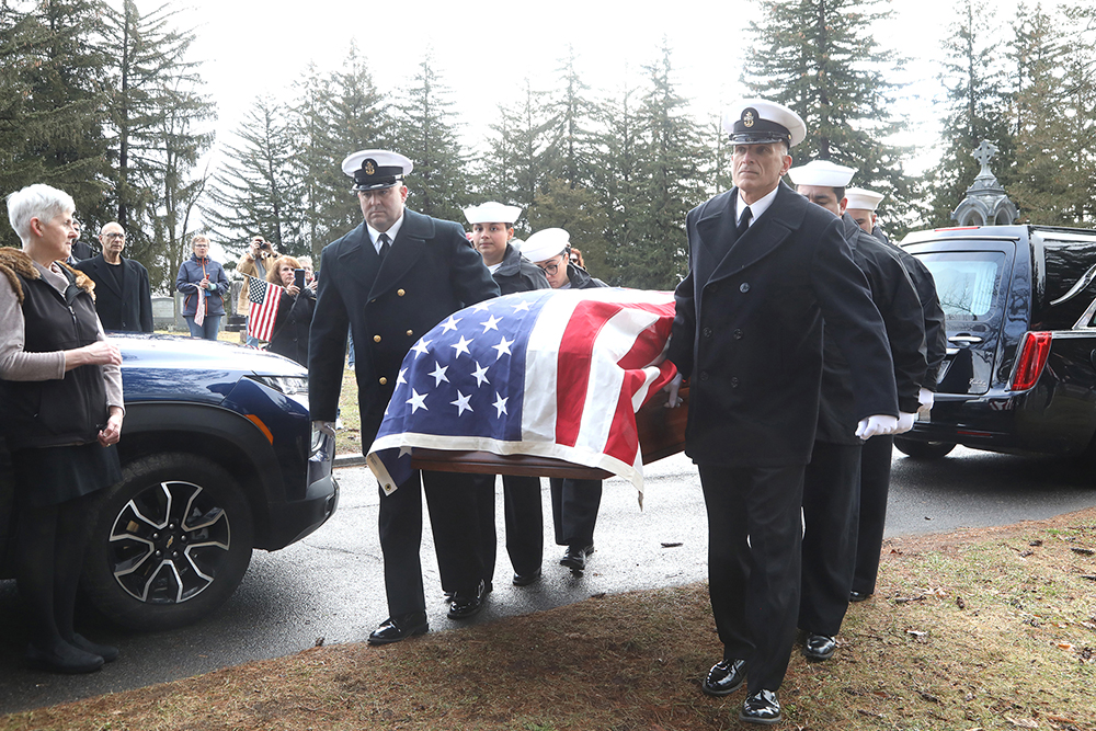 The burial of Holyoke native Pharmacist’s First Mate 2nd Class Merle ...