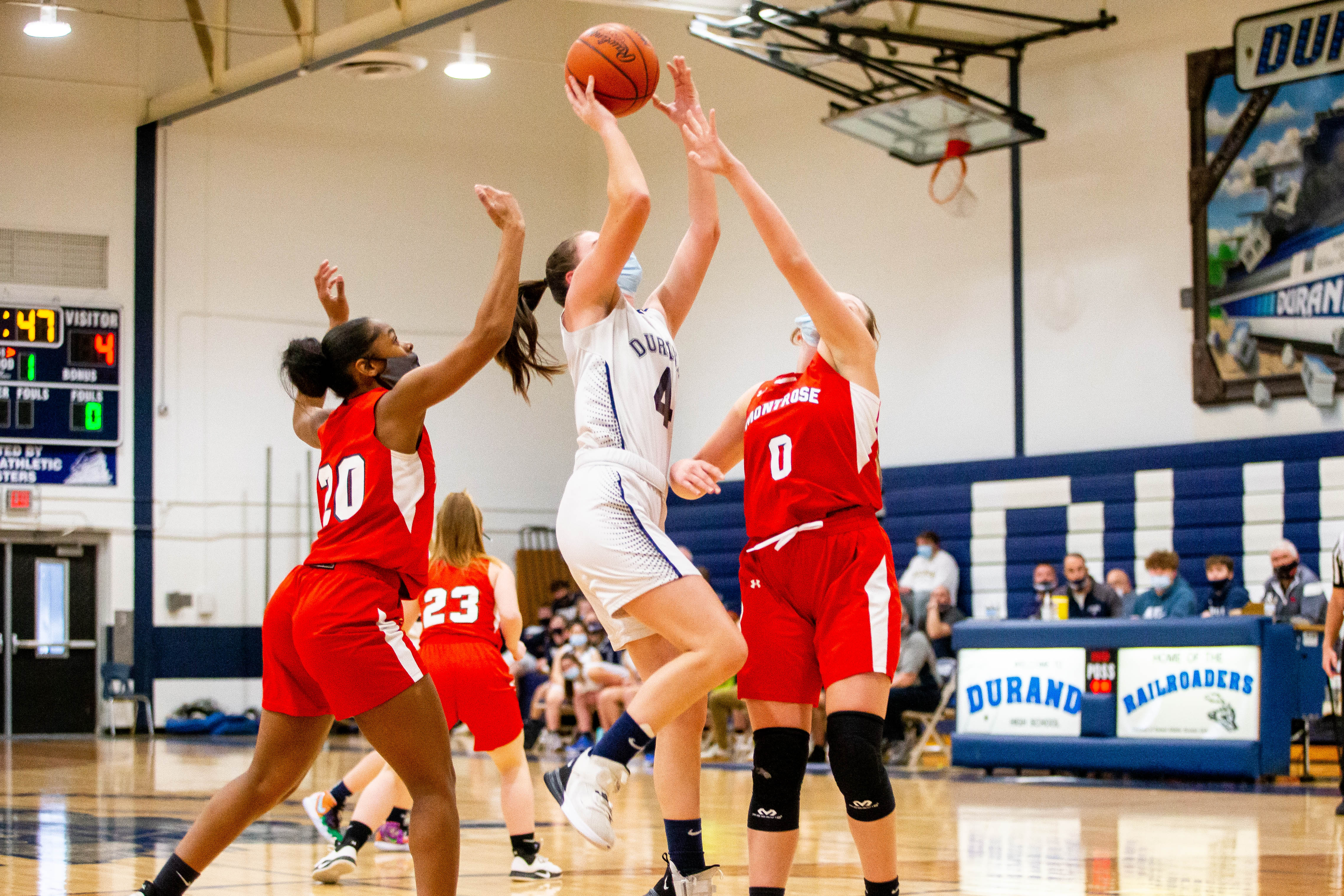 Montrose girls varsity basketball at Durand - mlive.com