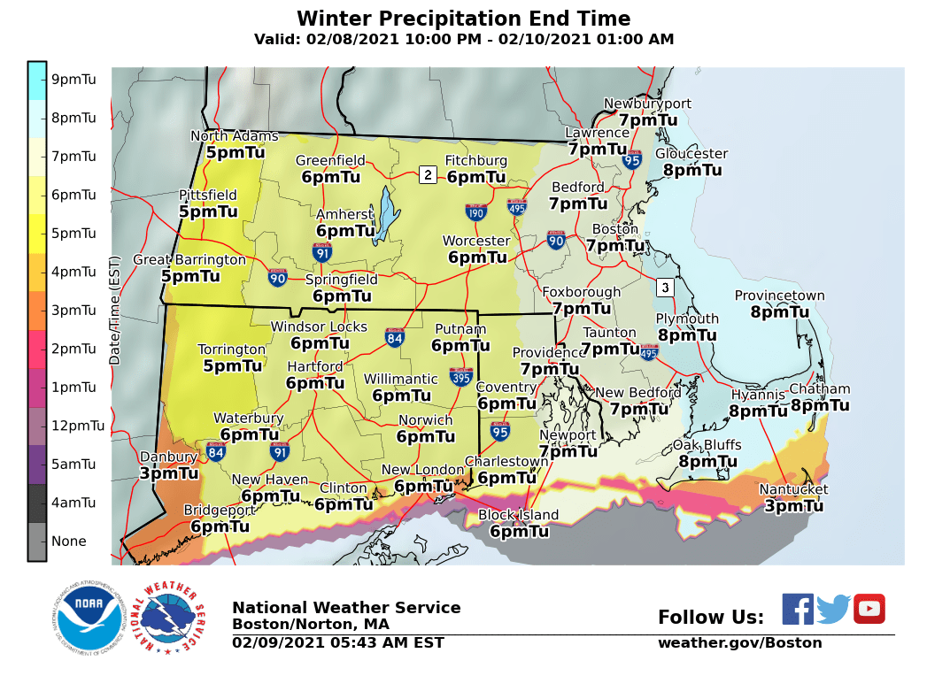 These 10 maps show what to expect from Tuesday's winter storm ...