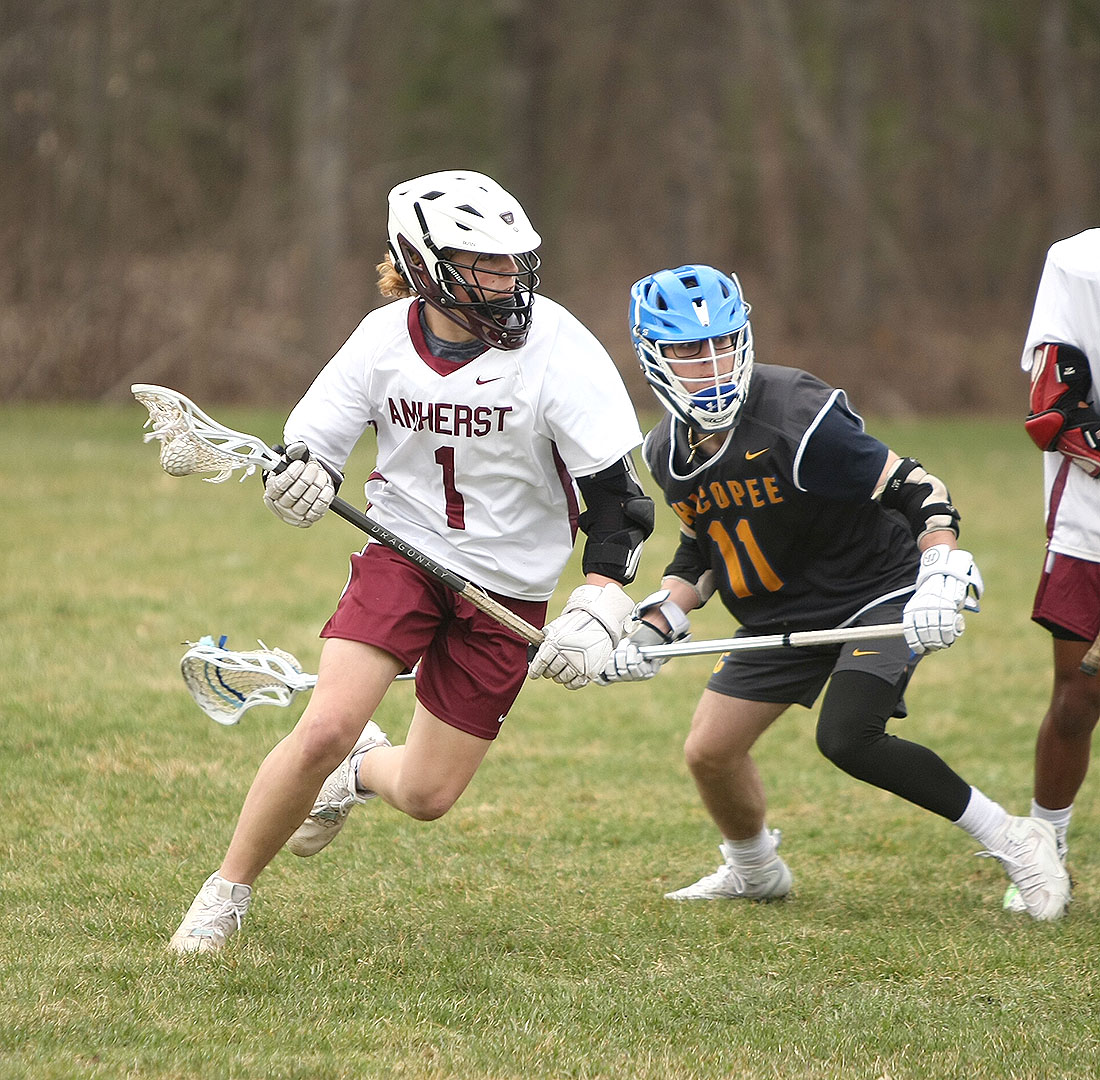Chicopee Comp vs Amherst boys Lacrosse 4/6/23 - masslive.com