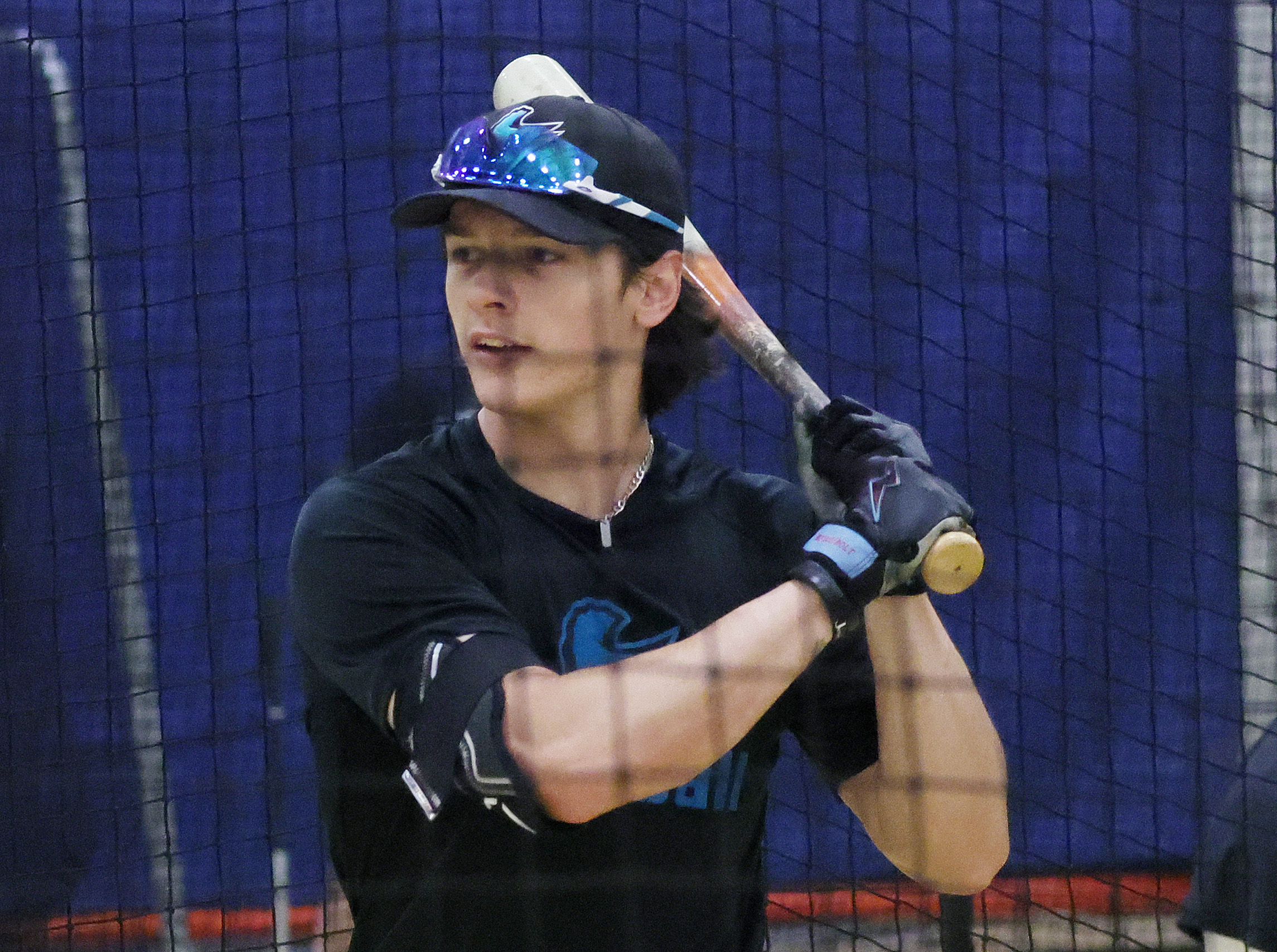The Tri-C Triceratops baseball team practices before the start of their ...