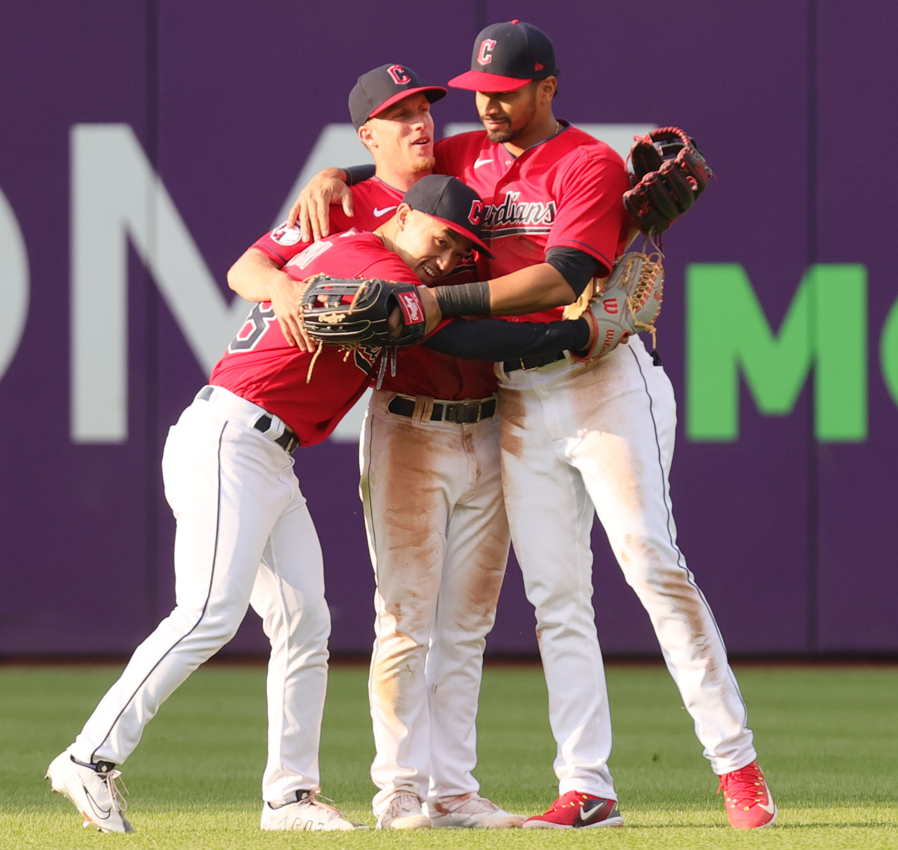 Cleveland Guardians vs. Texas Rangers in game 1 of a doubleheader, June ...