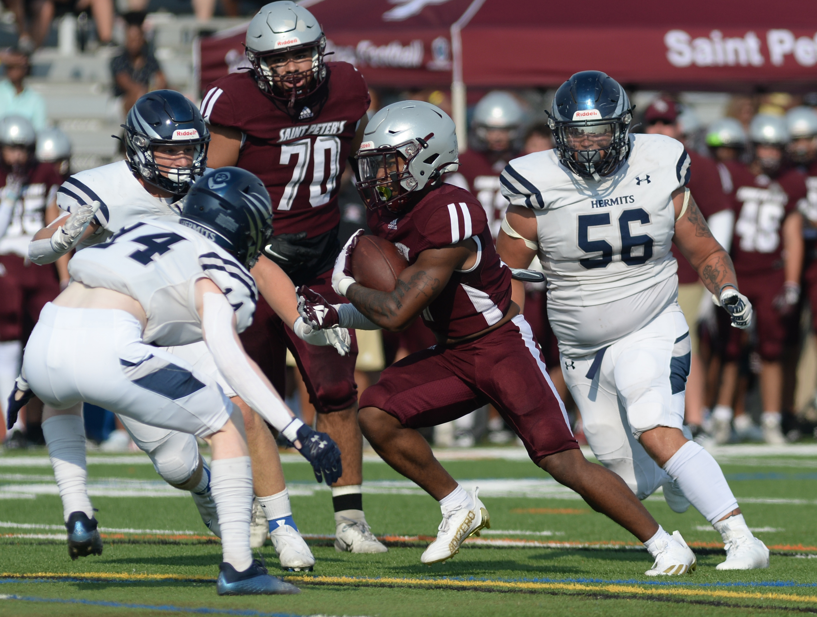 St. Augustine vs. St. Peter's Prep football, Battle at the Beach at ...