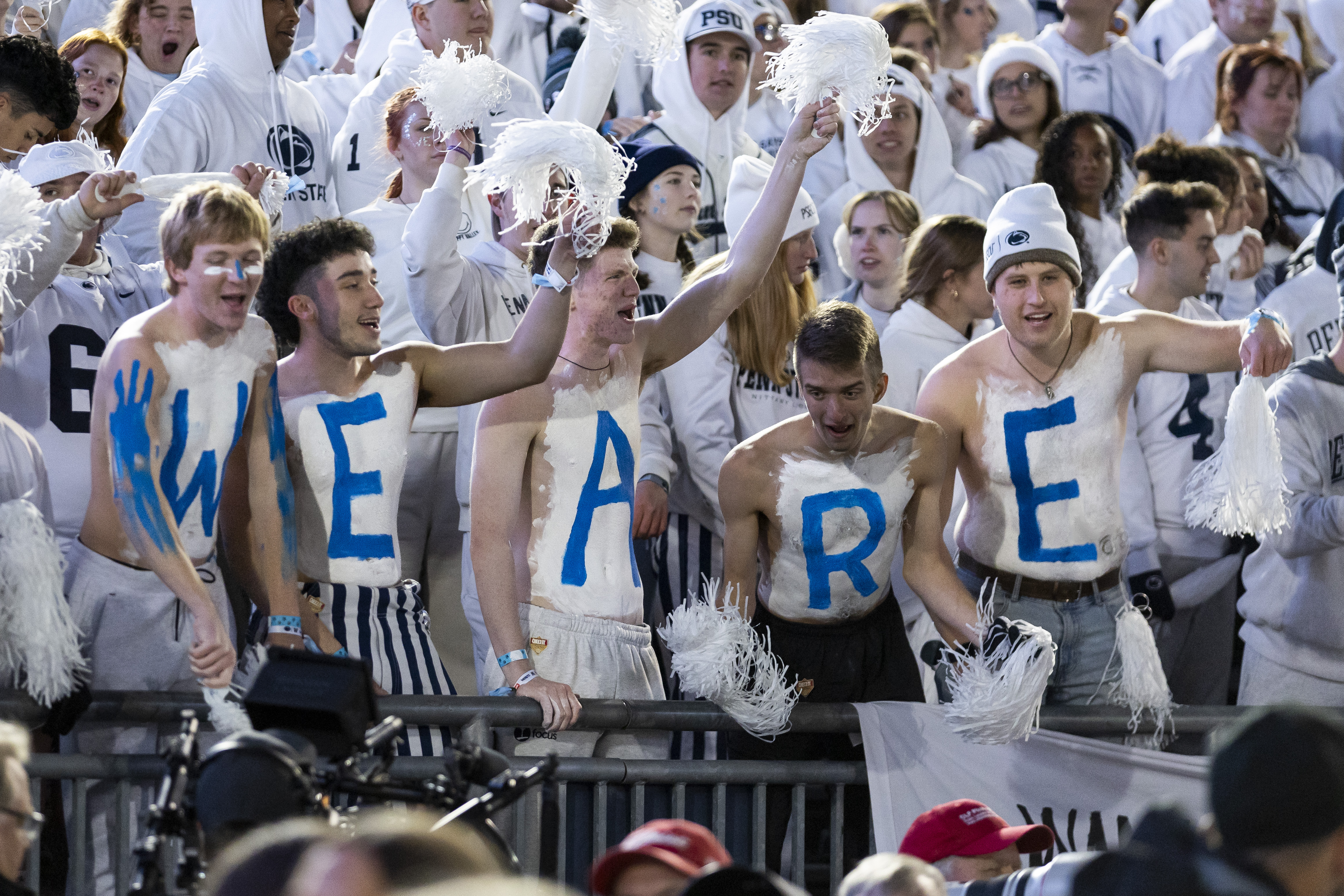 Penn State White Out faces in the crowd - pennlive.com