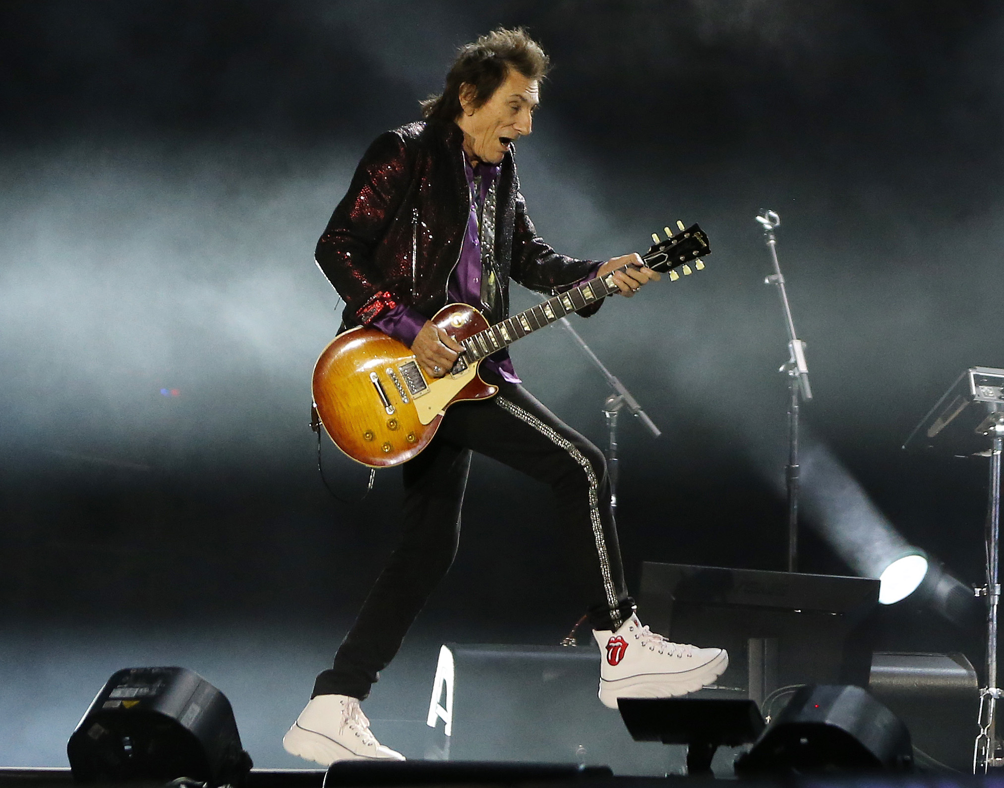 Rolling Stones perform at Cleveland Browns Stadium during their Hackney ...
