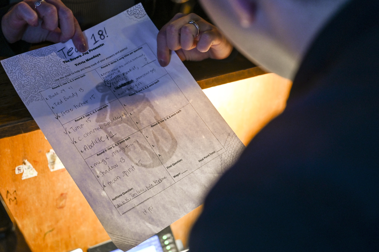 Joshua Bosman hosts trivia at the Brown Jug - mlive.com