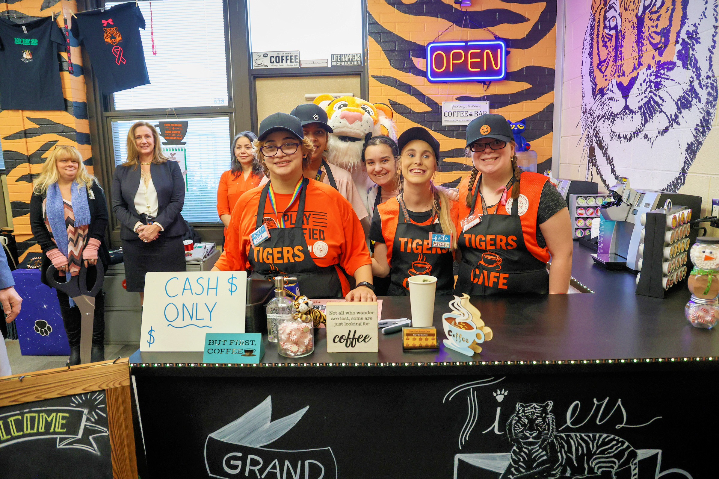 Grand Opening of Tiger Cafe at Hackettstown High School ...