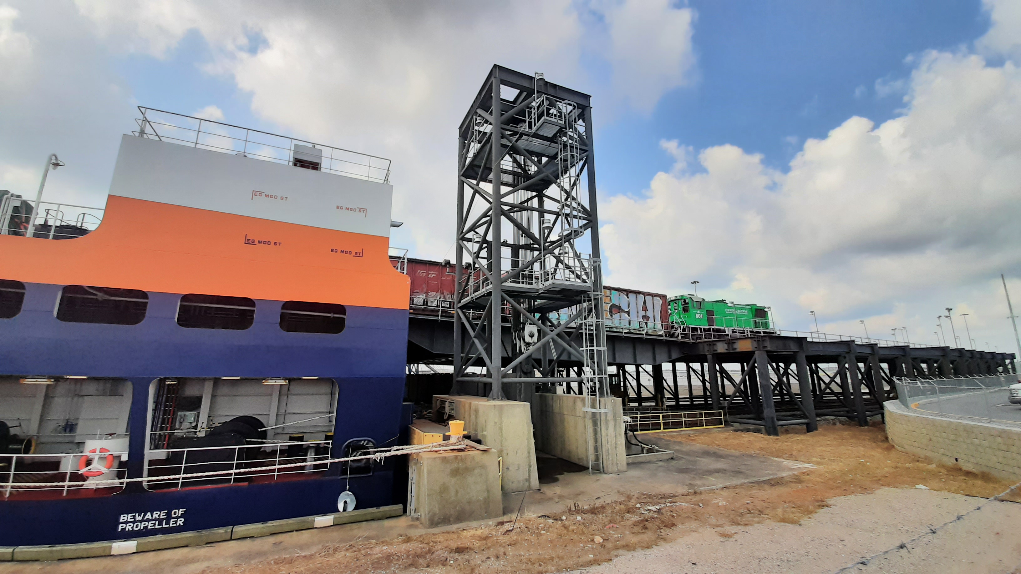 Train on a boat - al.com