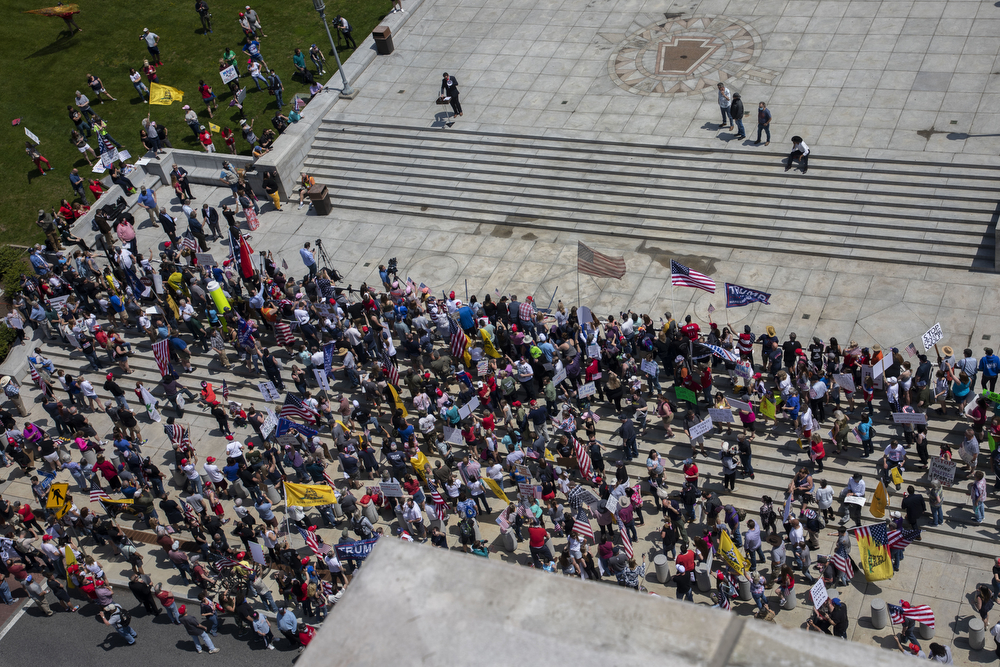 Protesters rally at Pa. Capitol to reopen the state - pennlive.com
