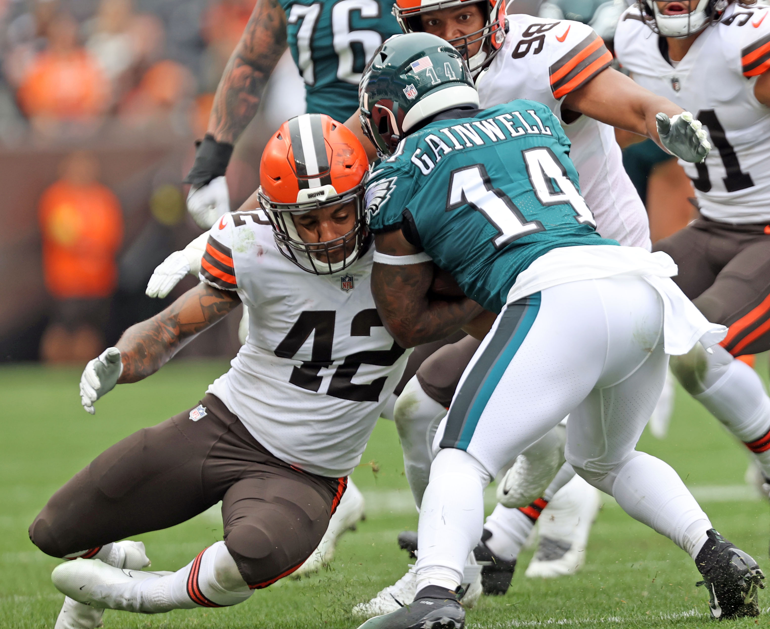 Cleveland Browns vs. Philadelphia Eagles preseason, August 21, 2022 ...