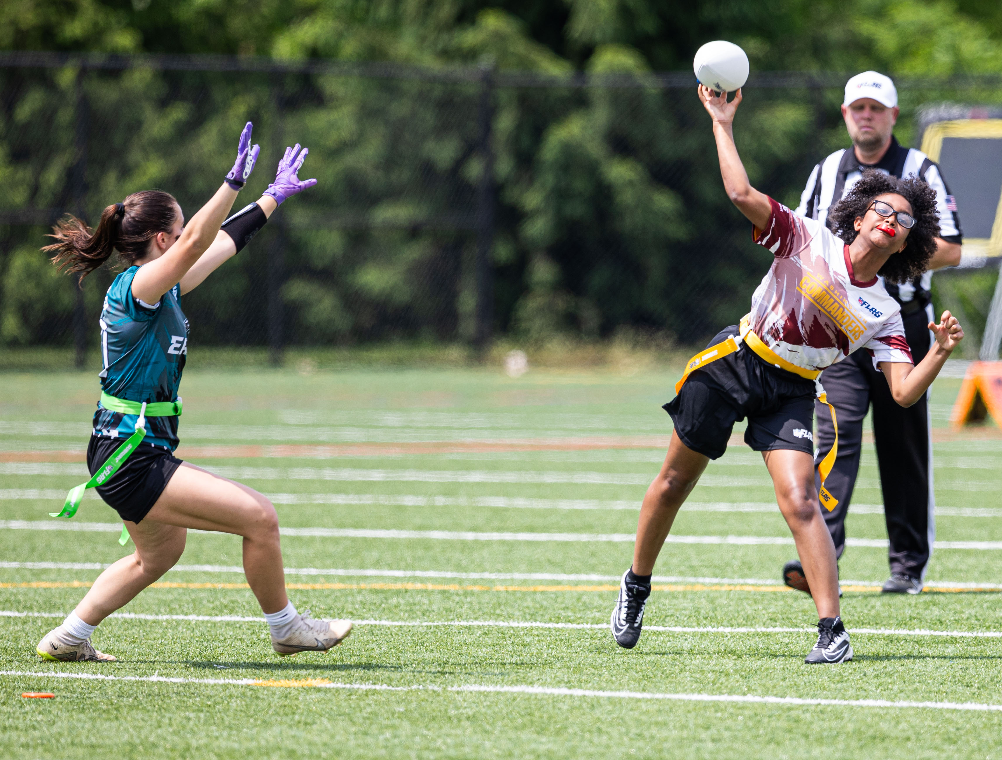 First round of the Big 33 girls flag football tournament - pennlive.com