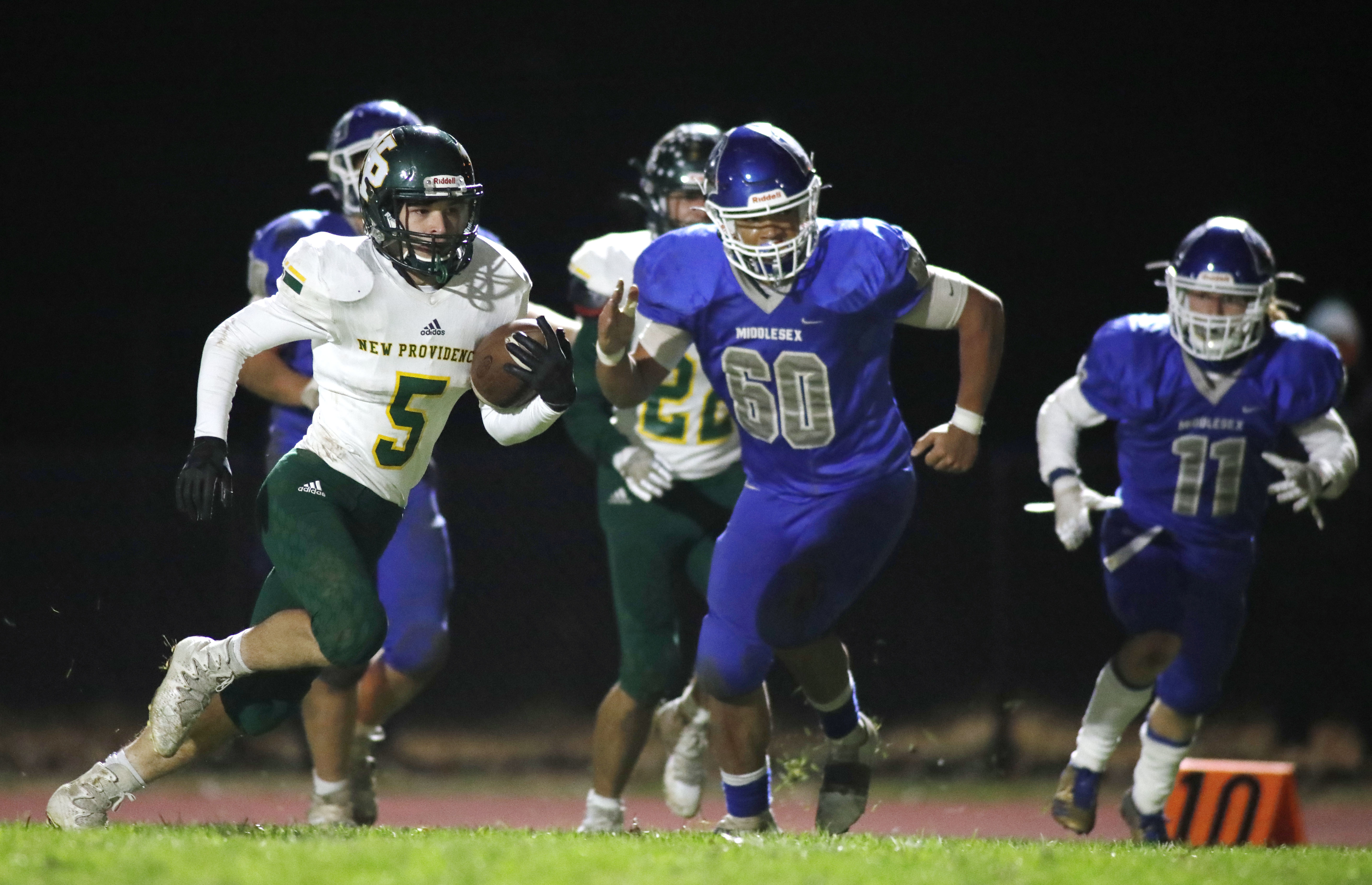 Football: Middlesex vs. New Providence on Thursday, November 19, 2020 ...