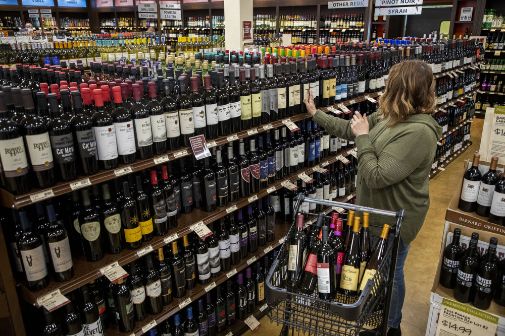 Pennsylvania state wine and spirit store open for in-store service ...