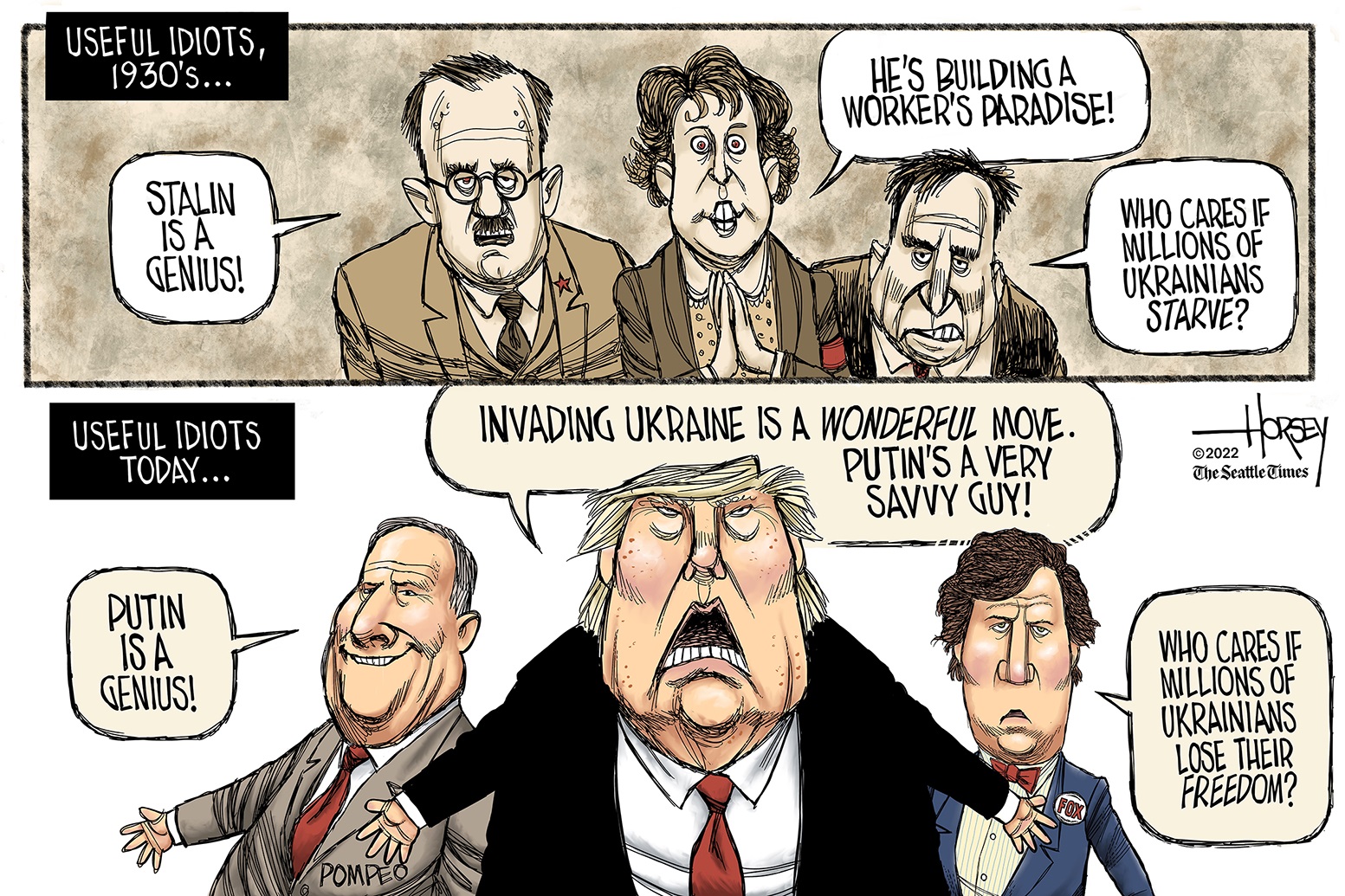 Editorial cartoons for Feb. 27, 2022 - syracuse.com