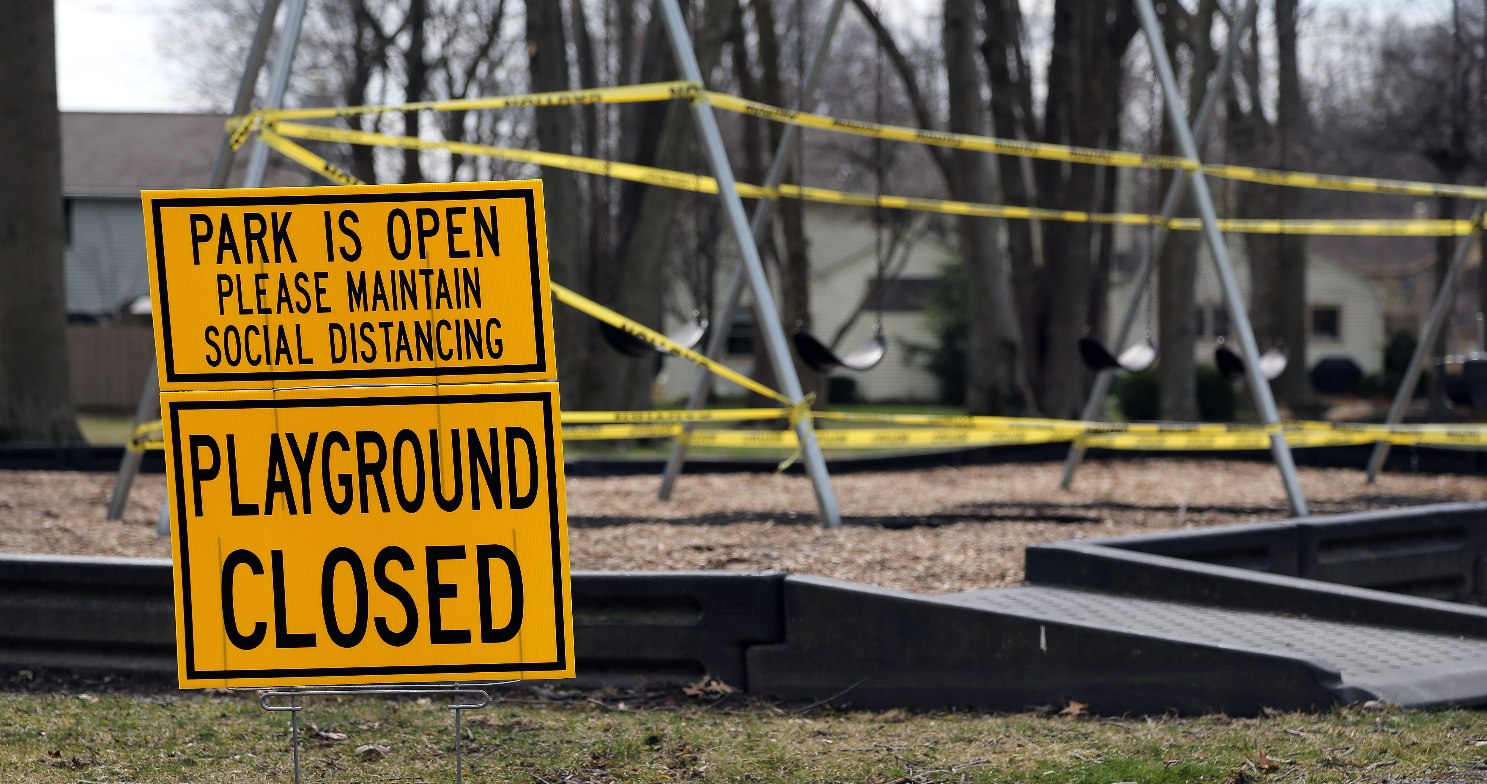 Closed playgrounds around Northeast Ohio during the coronavirus ...