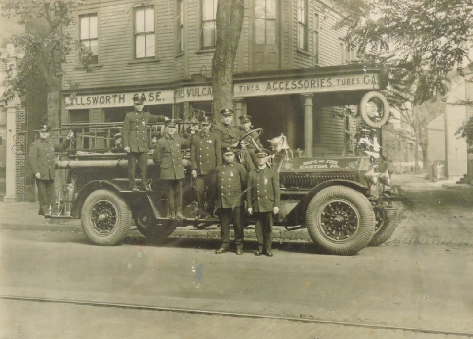 Historical photos of Easton fire fighters - lehighvalleylive.com