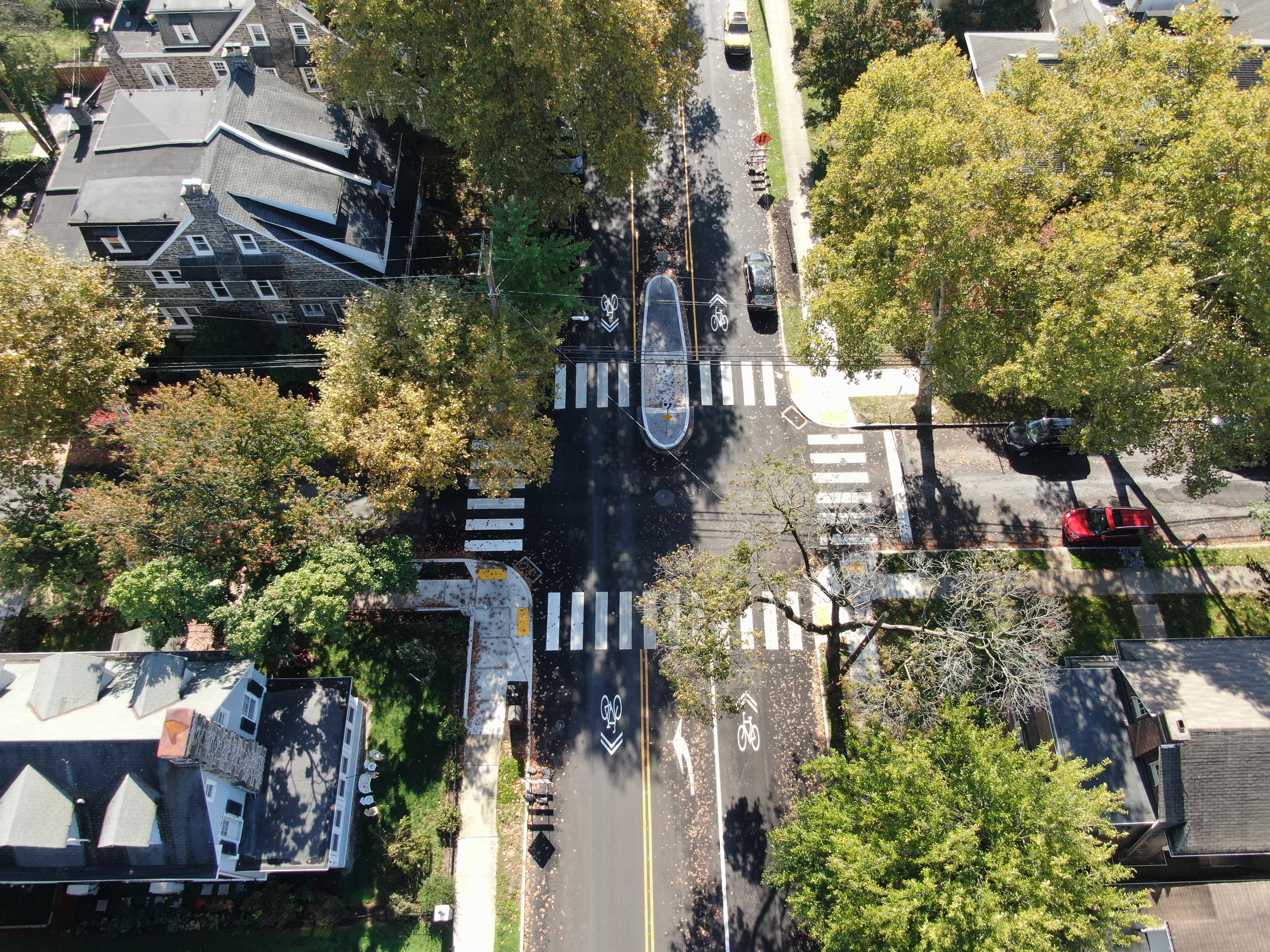 Harrisburg’s Second Street two-way traffic from a drone’s eye view ...