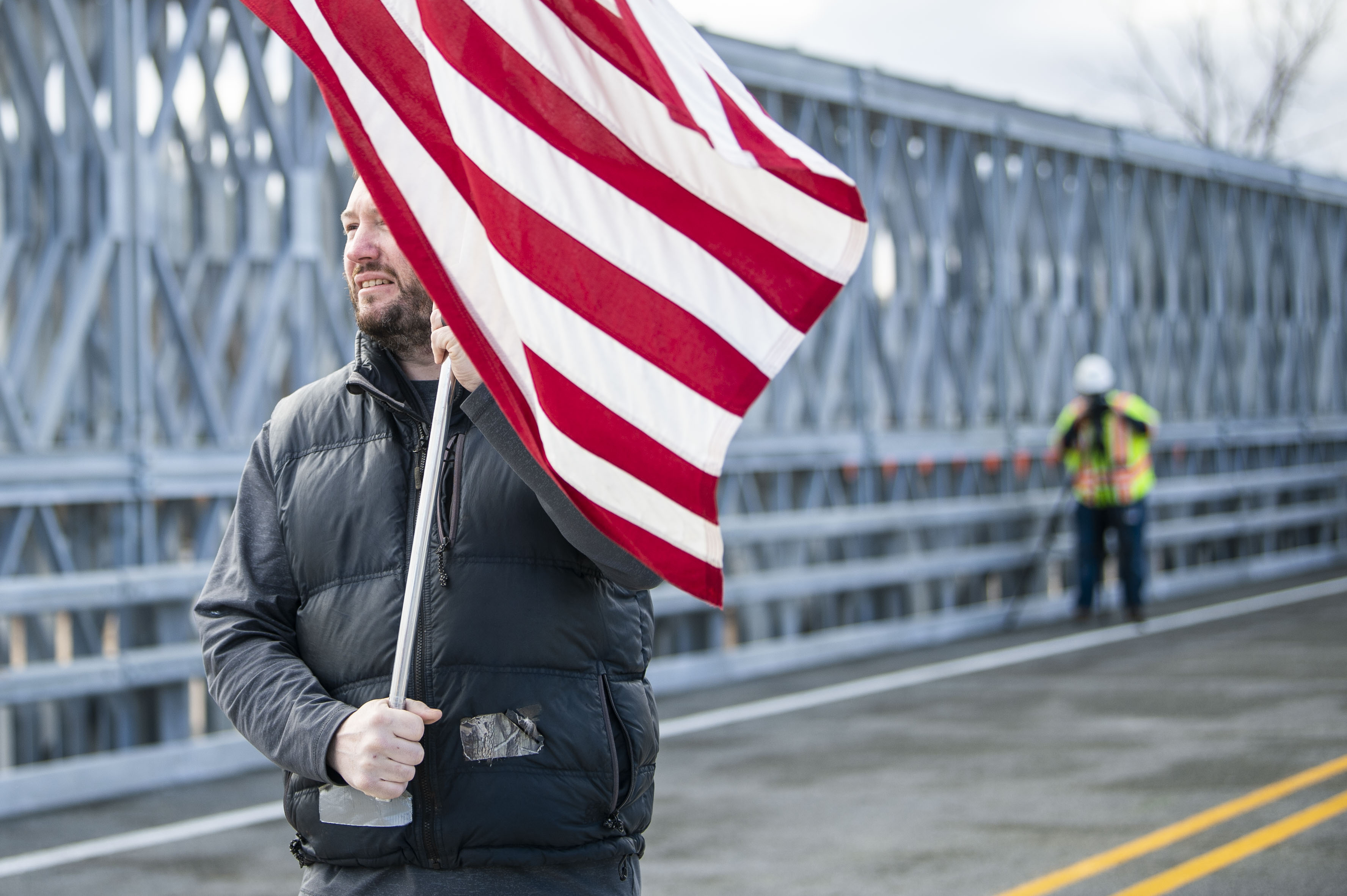 Temporary bridge in place over Tobacco River on M-30 - mlive.com