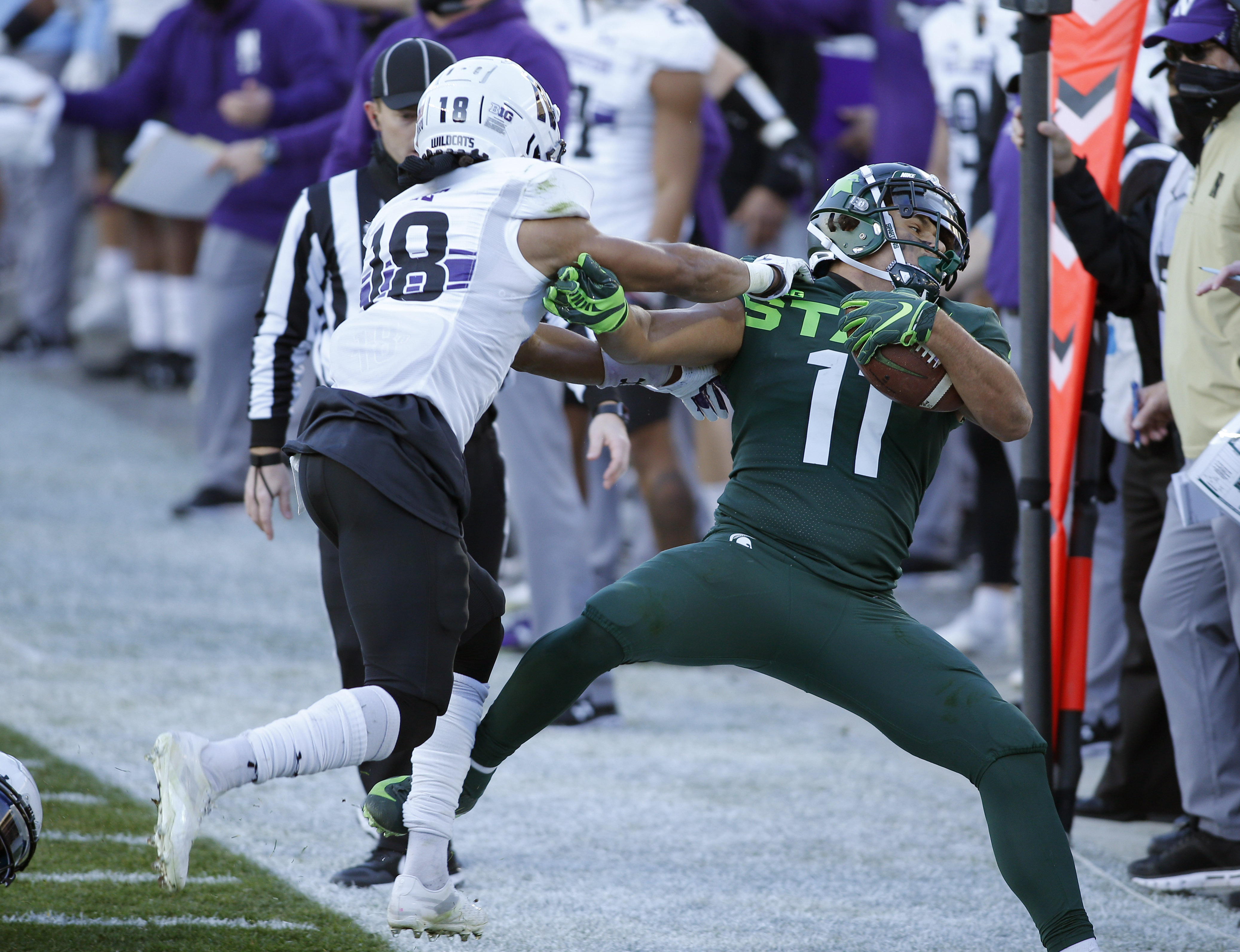 College football: Michigan State vs. Northwestern, Nov. 28, 2020 ...