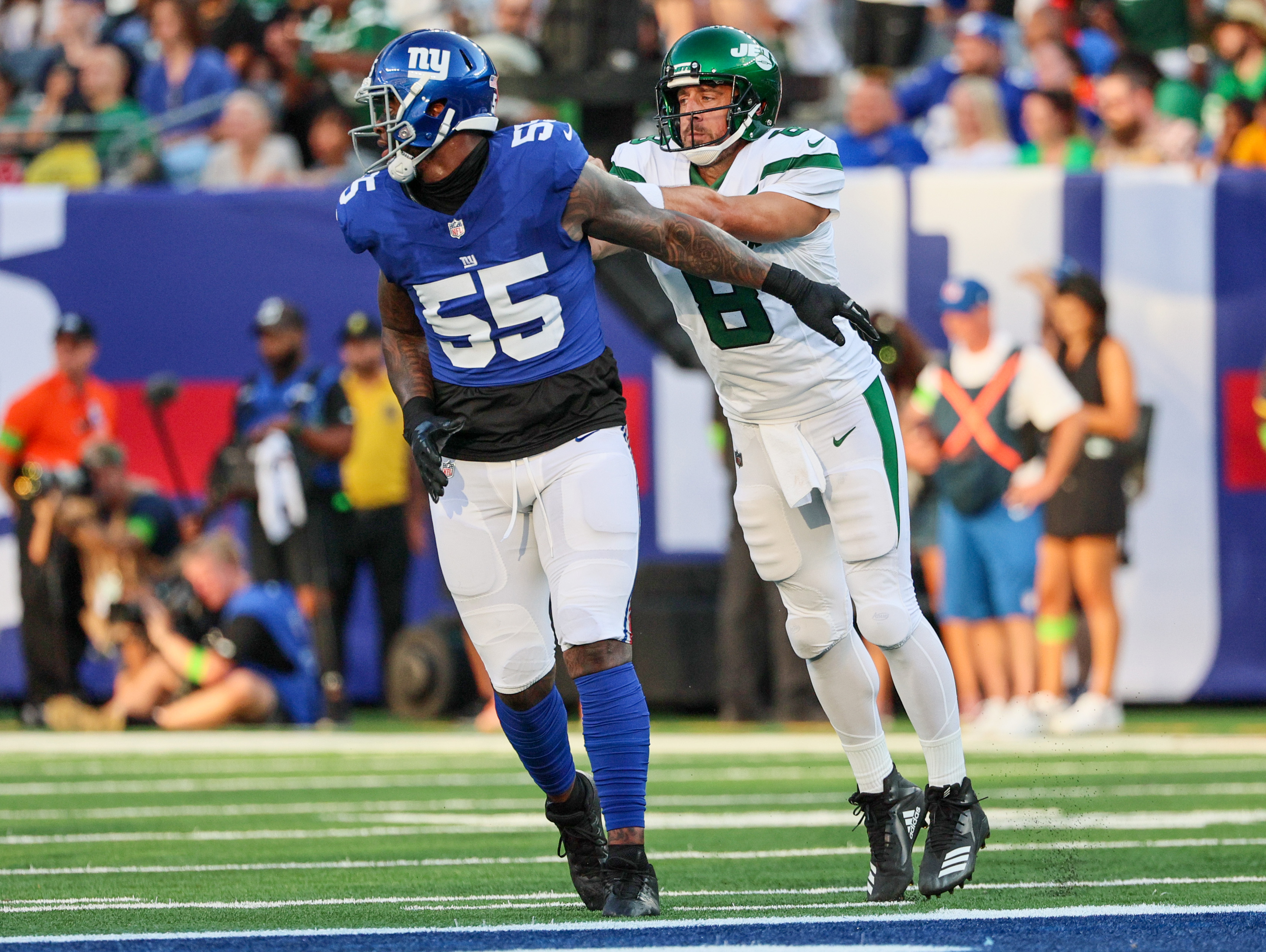 Aaron Rodgers makes his N.Y Jets debut against N.Y. Giants in 2023 ...